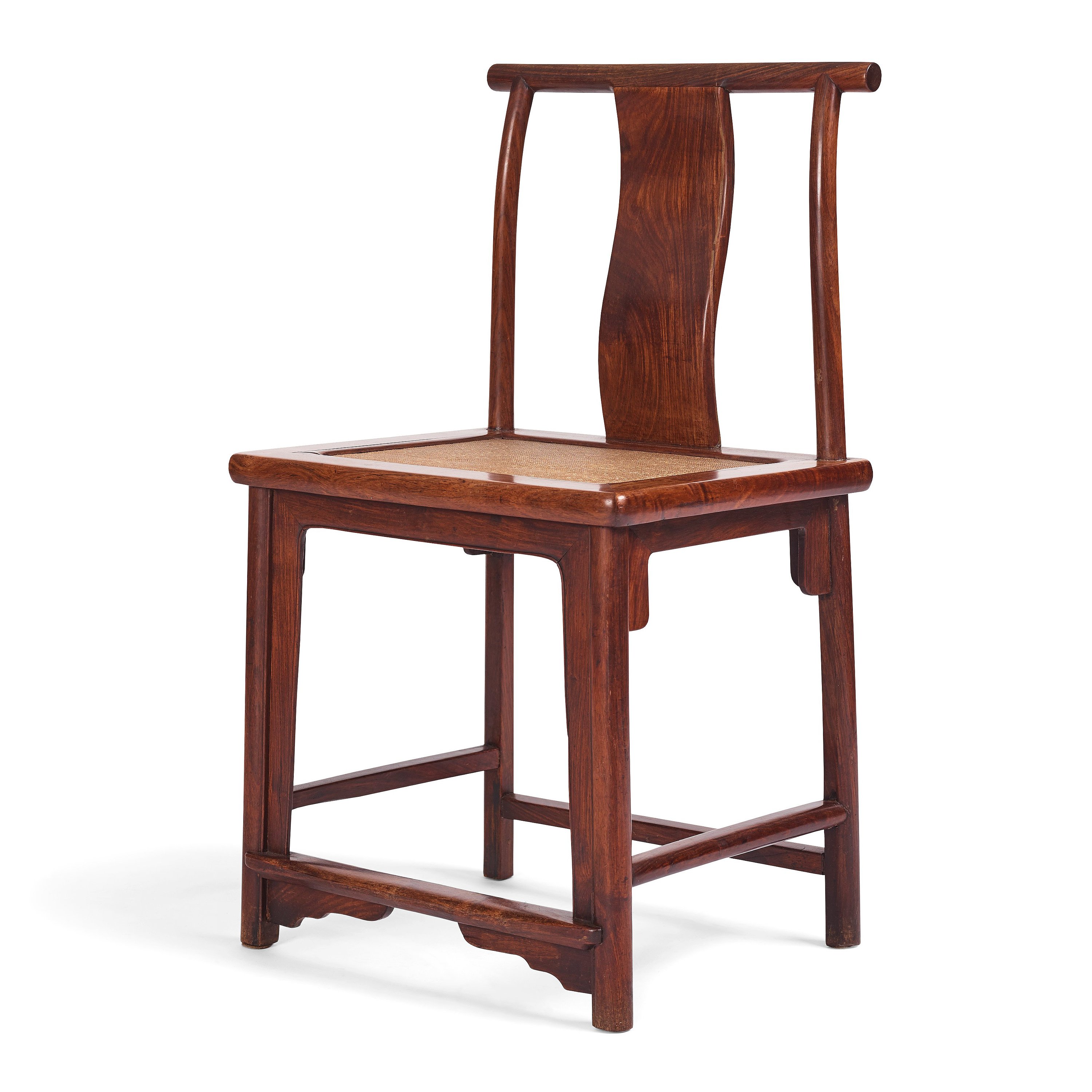 A Chinese hardwood chair, Qing dynasty (1644-1912). - Bukowskis