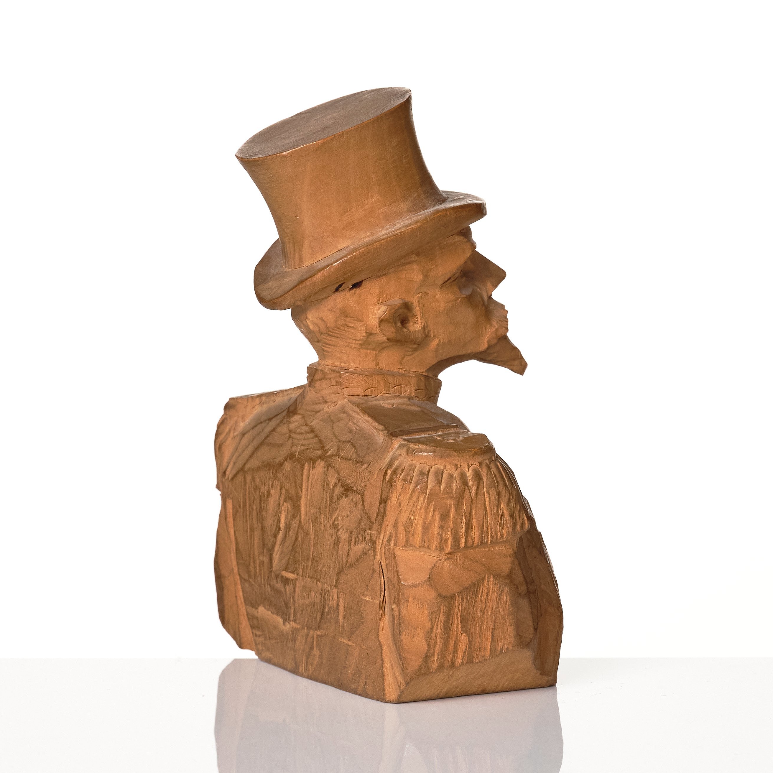 Axel Petersson Döderhultarn, sculpture. Wood. Signed and dated 1900 ...