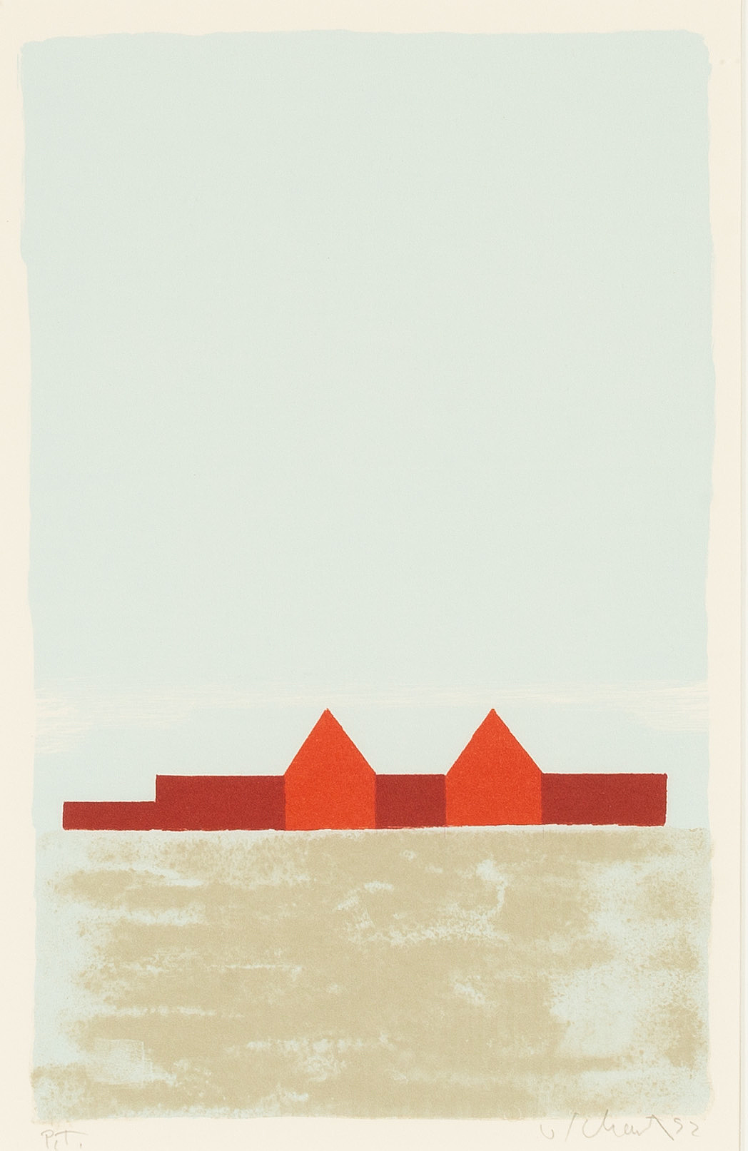 Philip von Schantz, lithograph in colours, 1992, signed PT. - Bukowskis