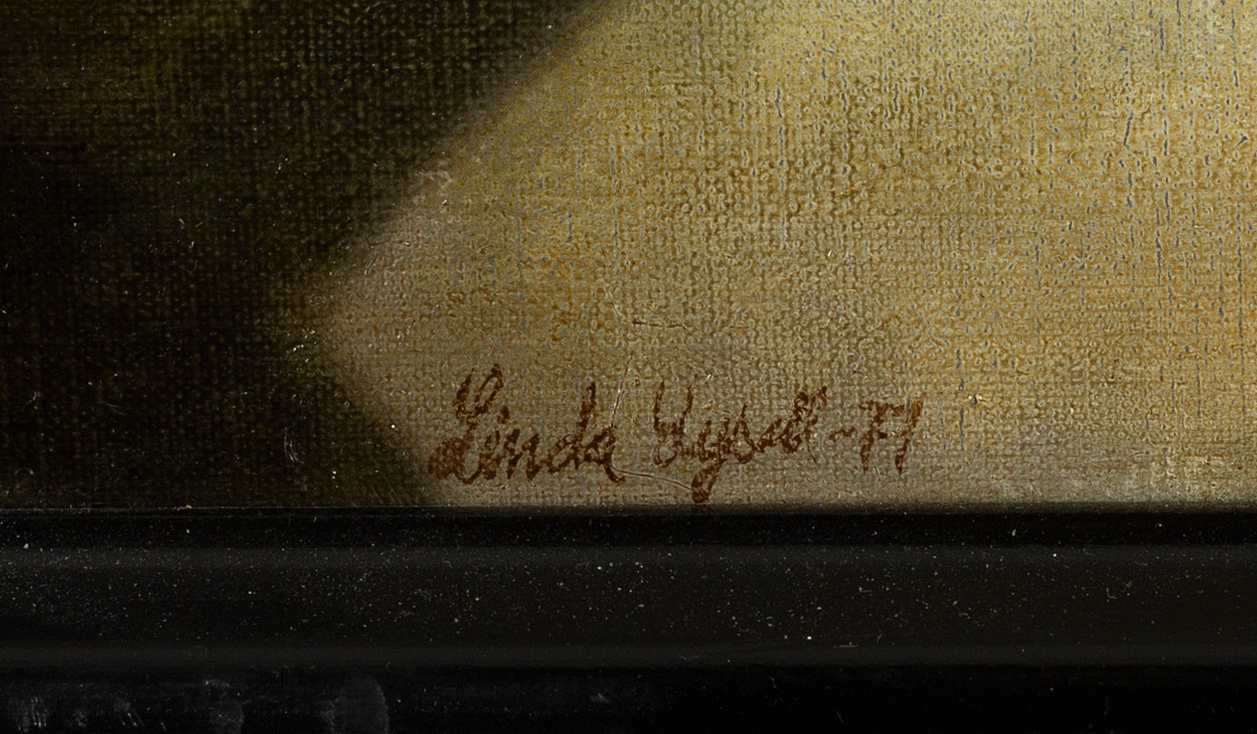 Linda Lysell, oil on canvas, signed. - Bukowskis