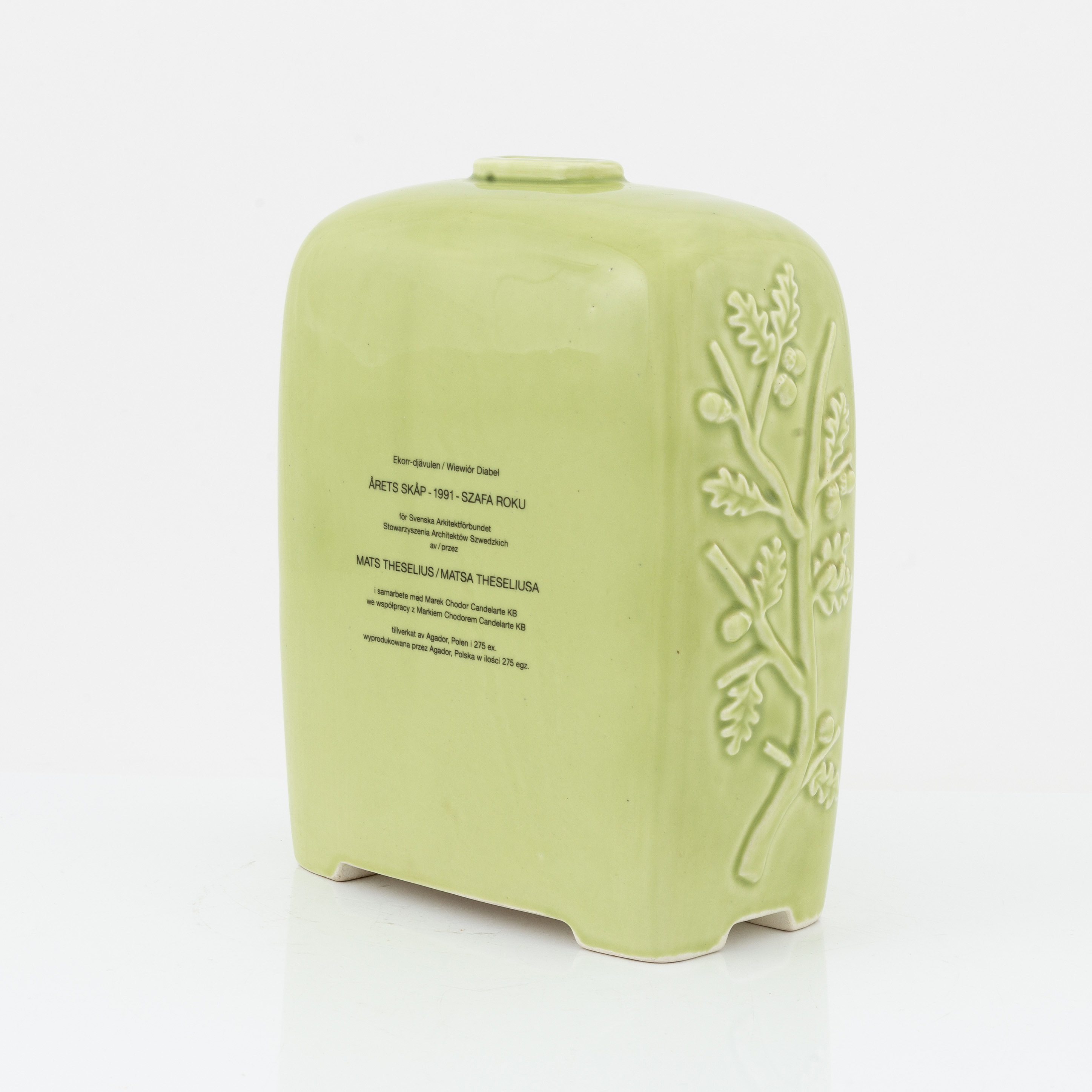Mats Theselius, an 'Ekorr-djävulen/ Wiewiór Diabel' ceramic vase ...