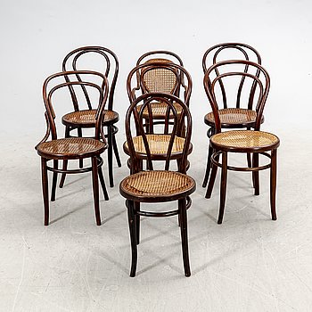 A set of seven chairs, early 20th Century. - Bukowskis