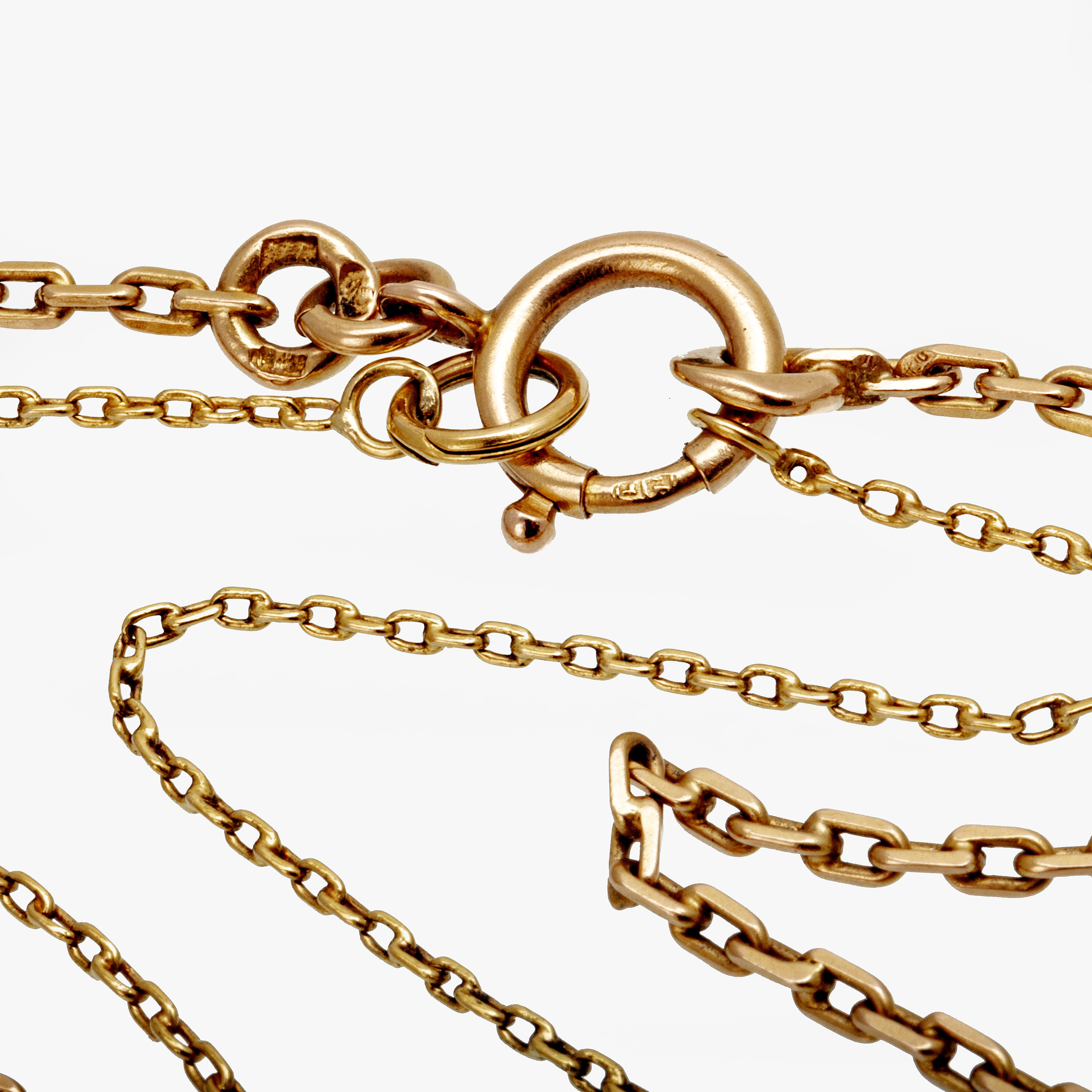 A set of two 14K gold chains. - Bukowskis