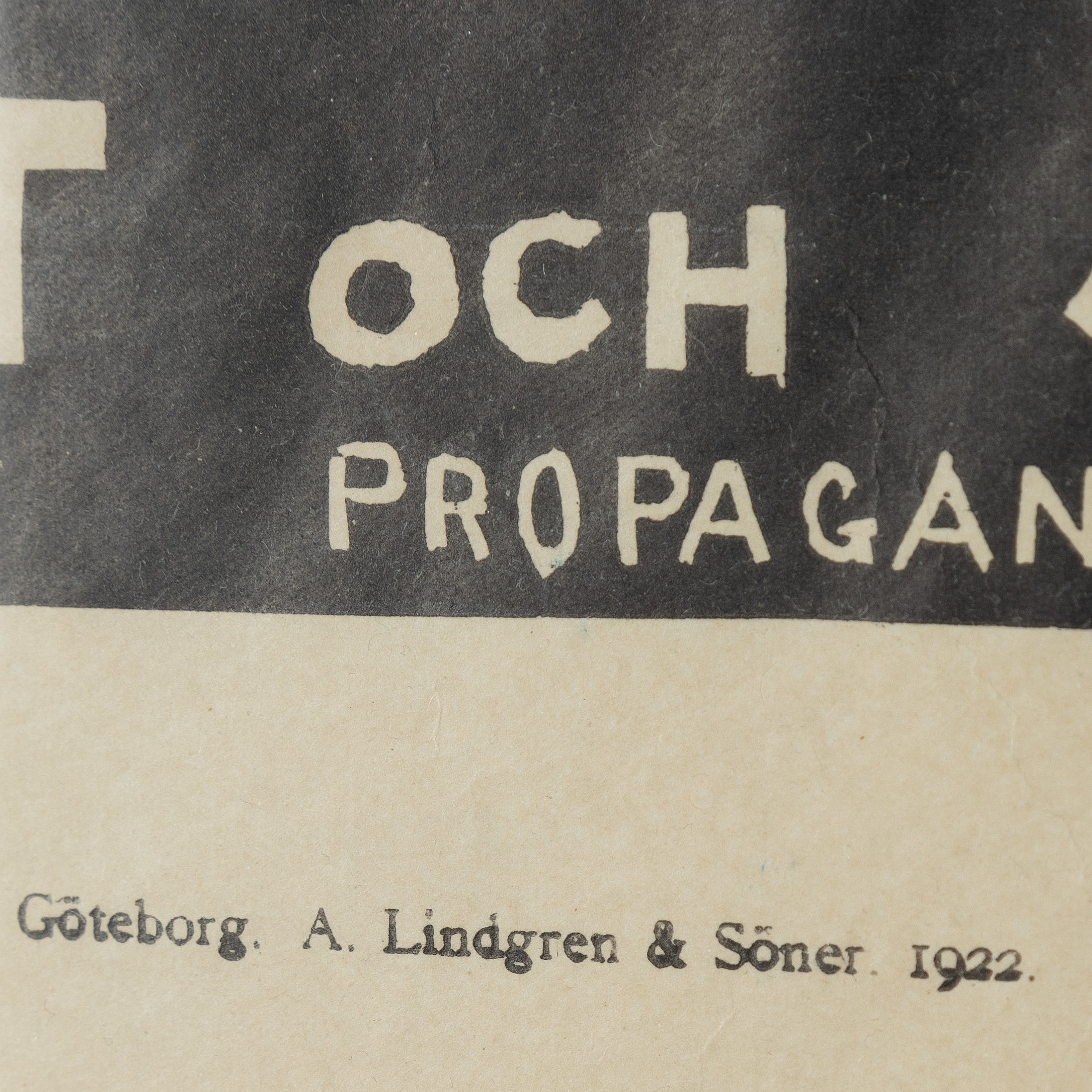 Alfred Proessdorf, litografisk affisch, A. Lindgren & Söner, Göteborg ...