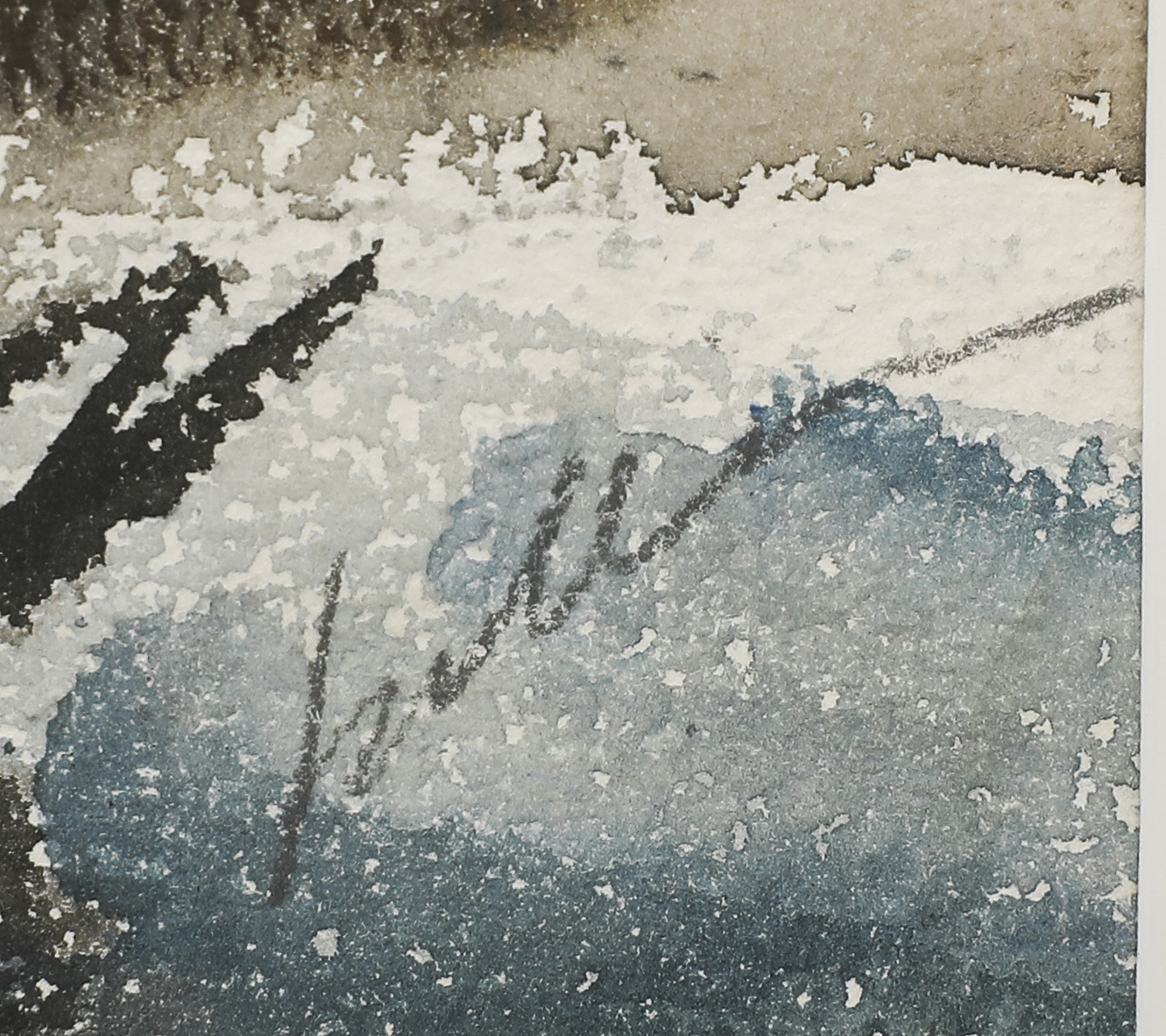 Tyko Sallinen, watercolour, signed, - Bukowskis