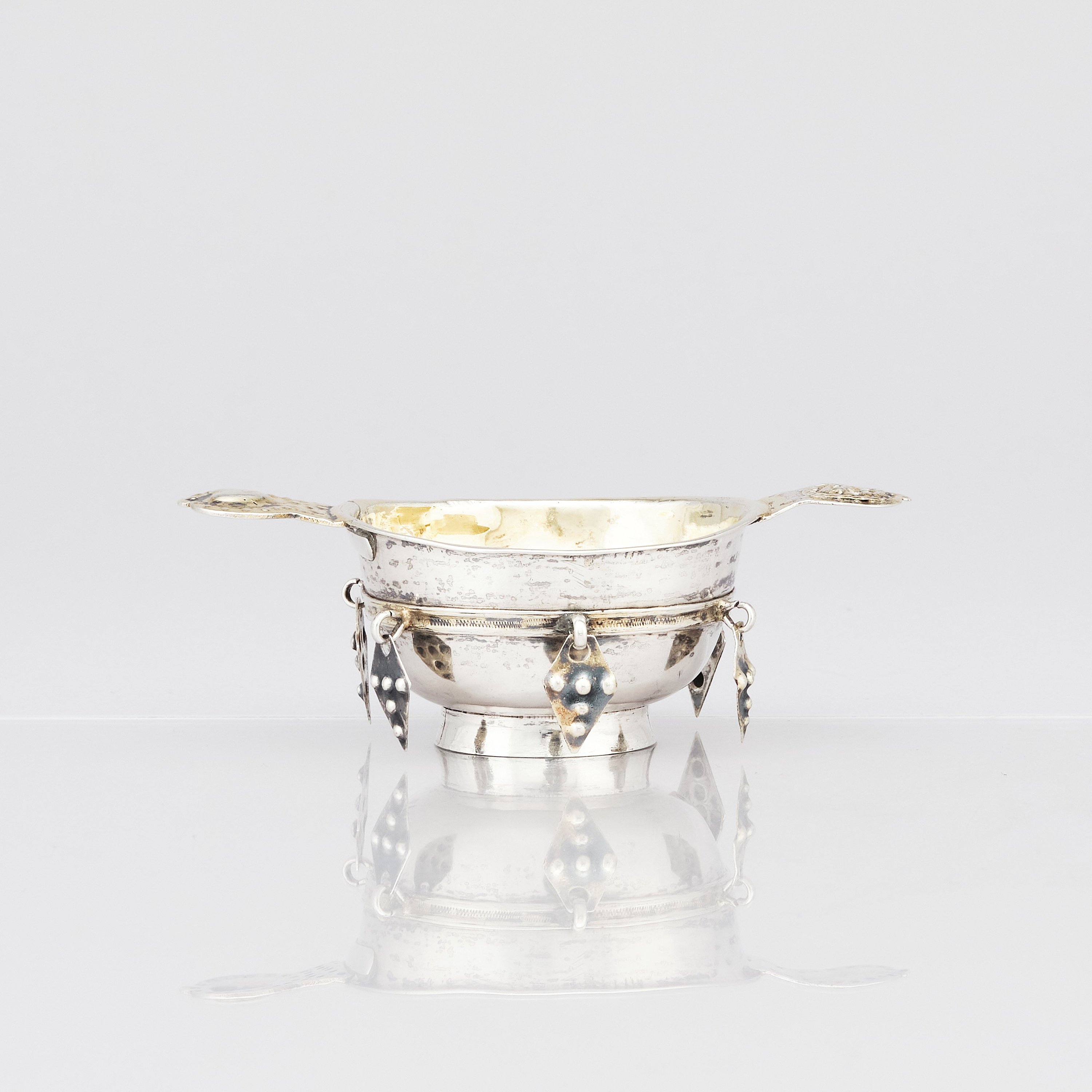 A Swedish early 19th century parcel-gilt silver brandy-bowl, marks of ...