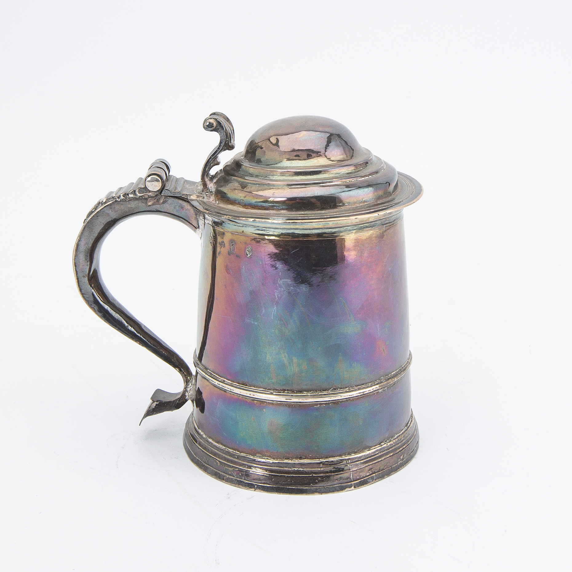 An English 18th century silver tankard. - Bukowskis