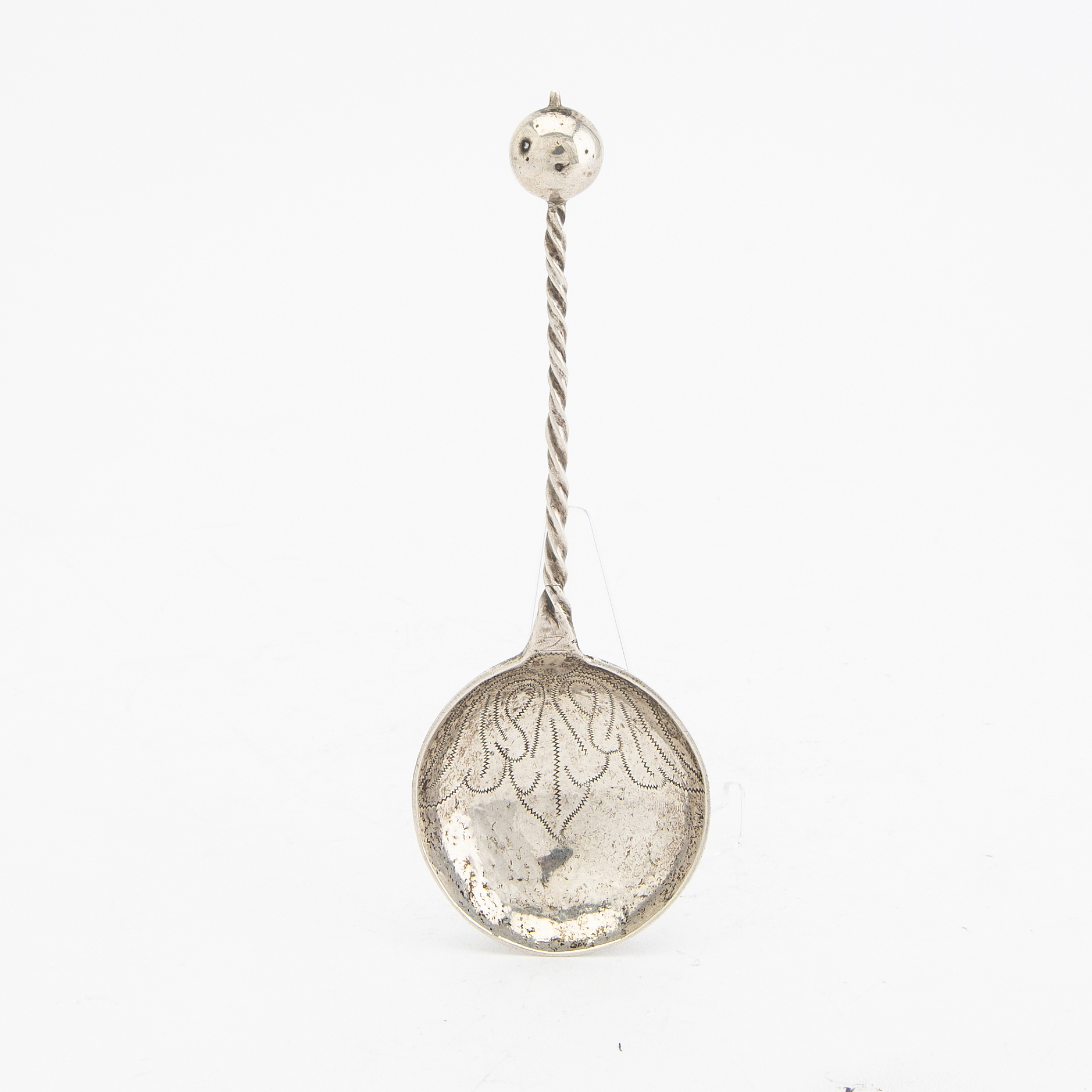 A Swedish 18th century silver spoon mark of J Collin Stockholm, weight ...