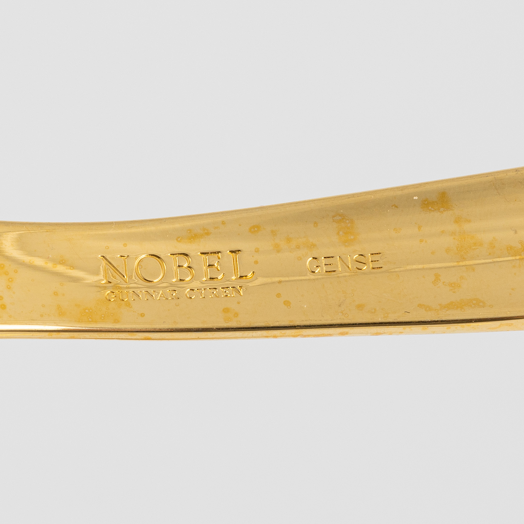 Gunnar Cyrén, fiskbestick, 12 delar, "Nobel", Gense. - Bukowskis
