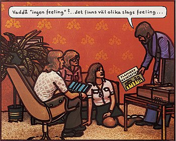 Jan Stenmark, collage, original for lithograph in colours, signed ...