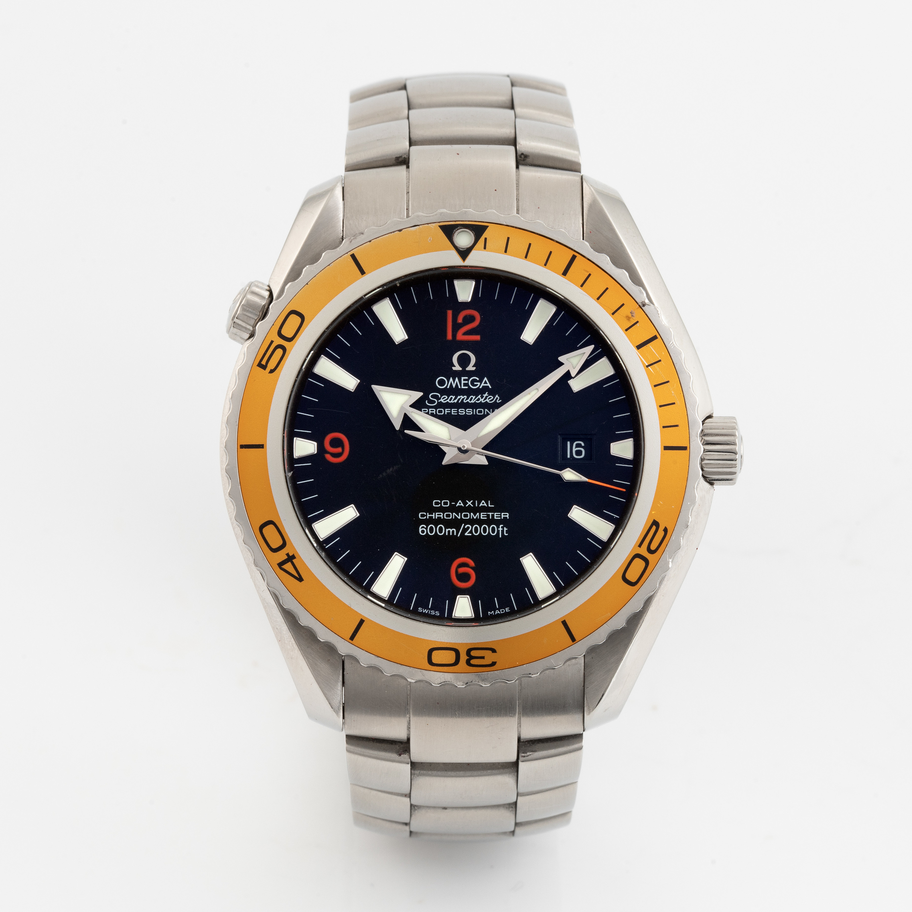 Omega, Seamaster, Planet Ocean 600 M, wristwatch, 45,5 mm. - Bukowskis