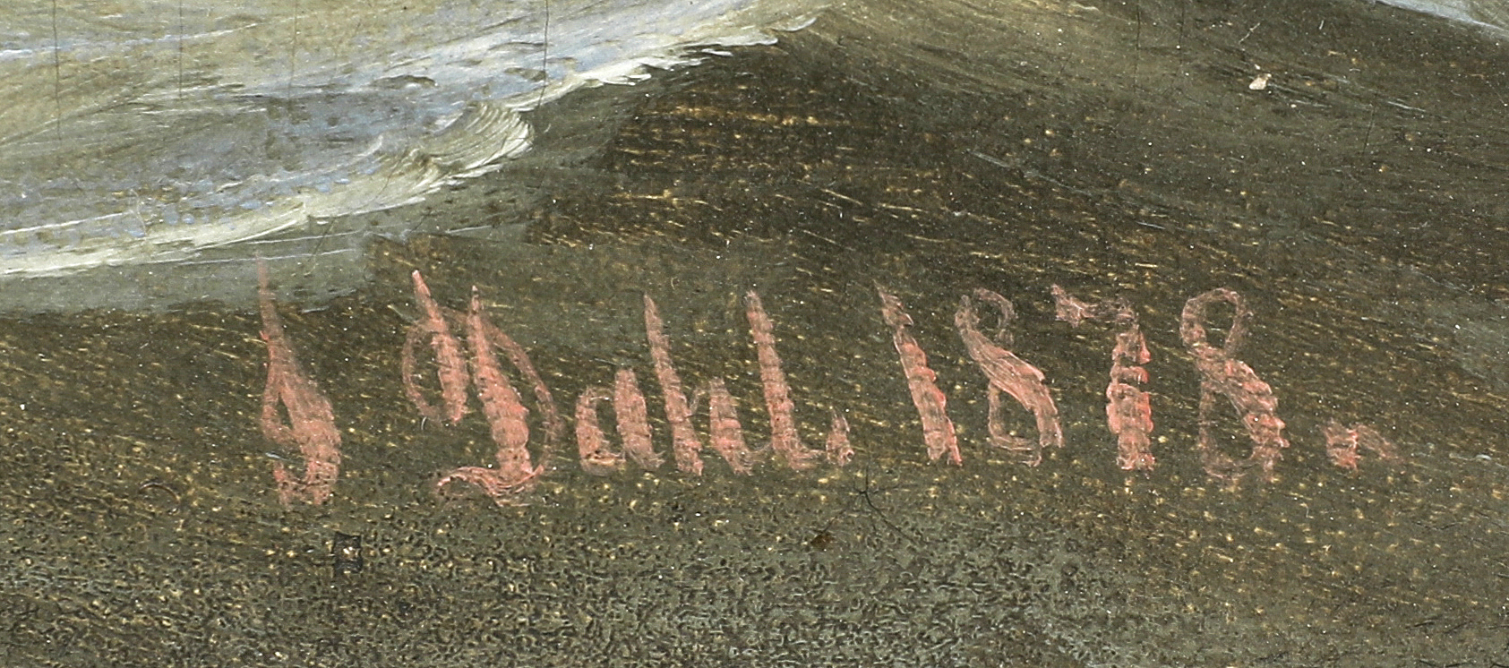 Jørgen Hagbert Esbern Dahl, oil on canvas signed and dated 1878 ...