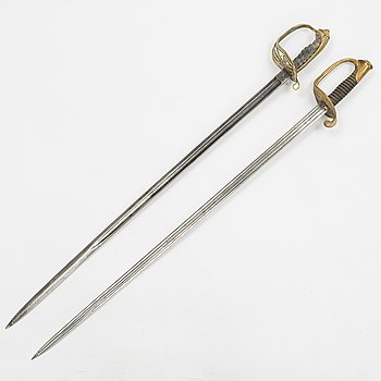 Two 19th Century sabres, Fraench and British. - Bukowskis
