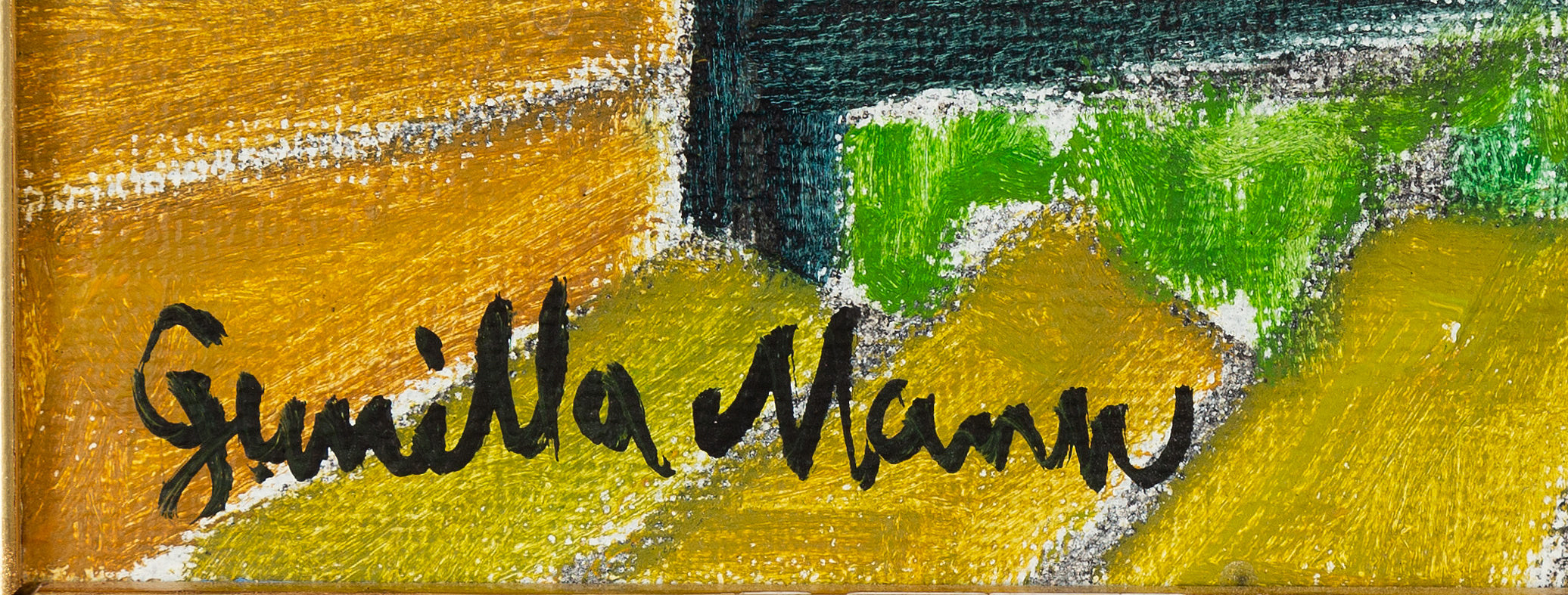 Gunilla Mann, oil on canvas, signed. - Bukowskis