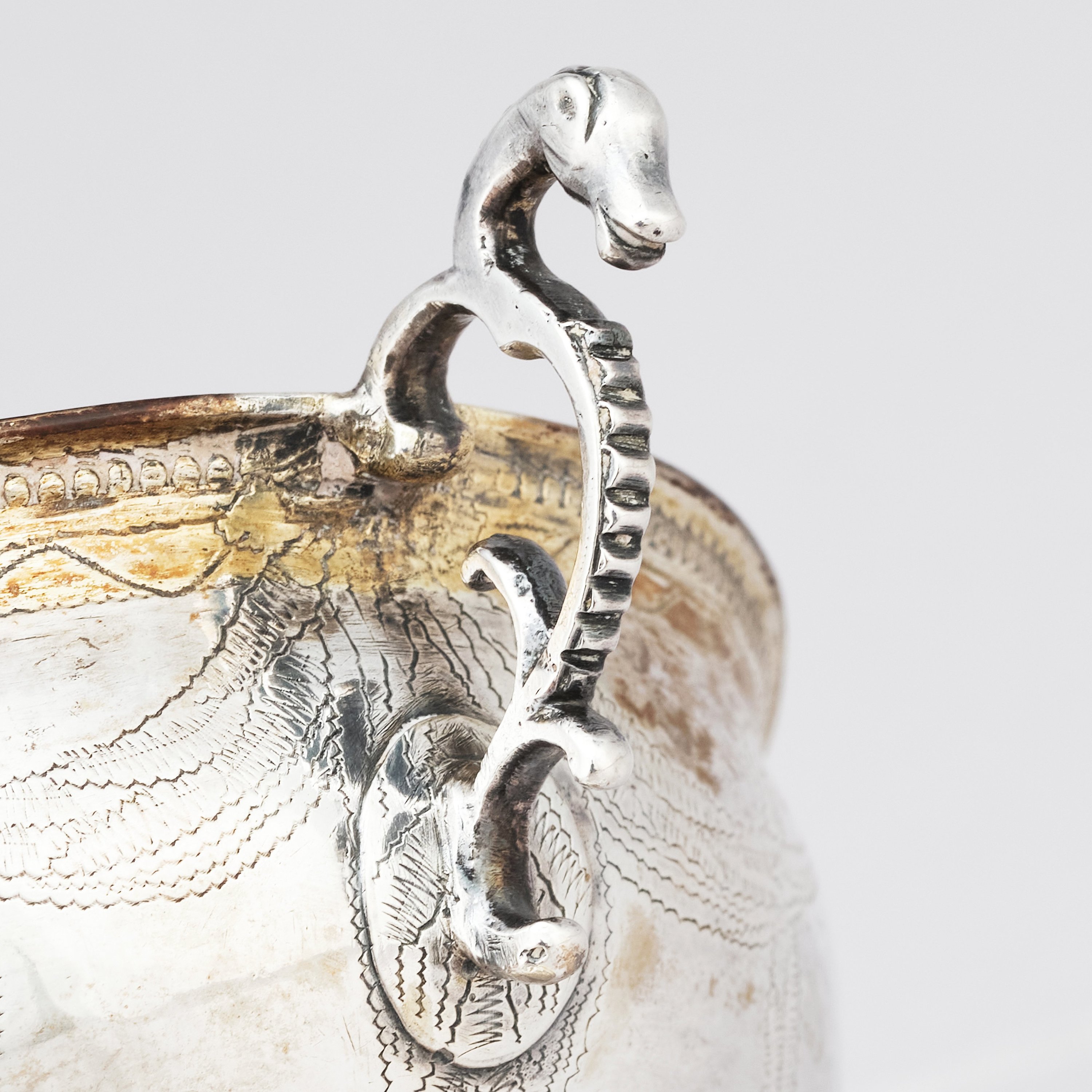 A Swedish 18th century silver brandy-bowl, mark of Christopher Bauman ...