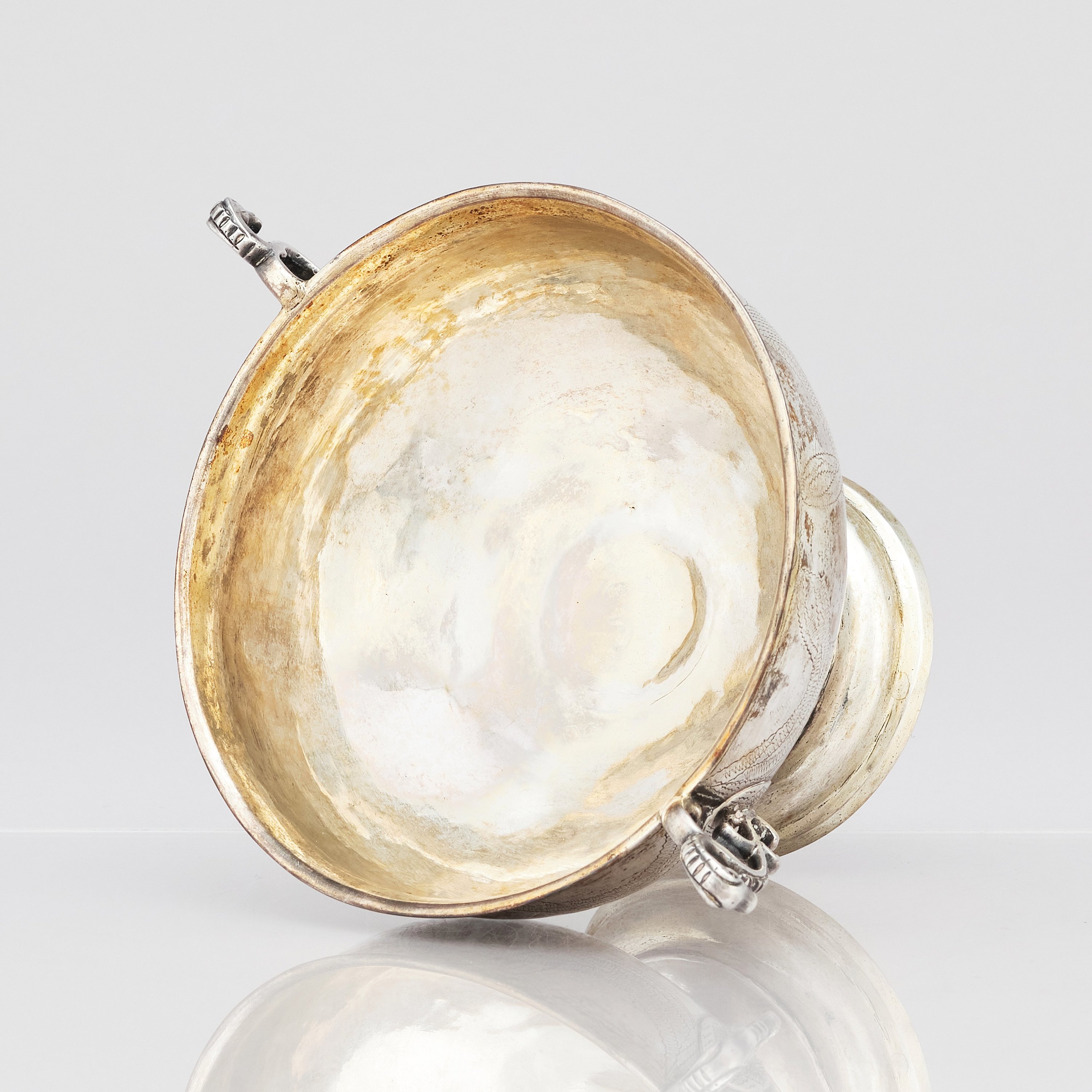 A Swedish 18th century silver brandy-bowl, mark of Christopher Bauman ...