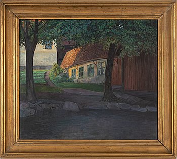 Arthur Bianchini, oil on canvas, signed. - Bukowskis