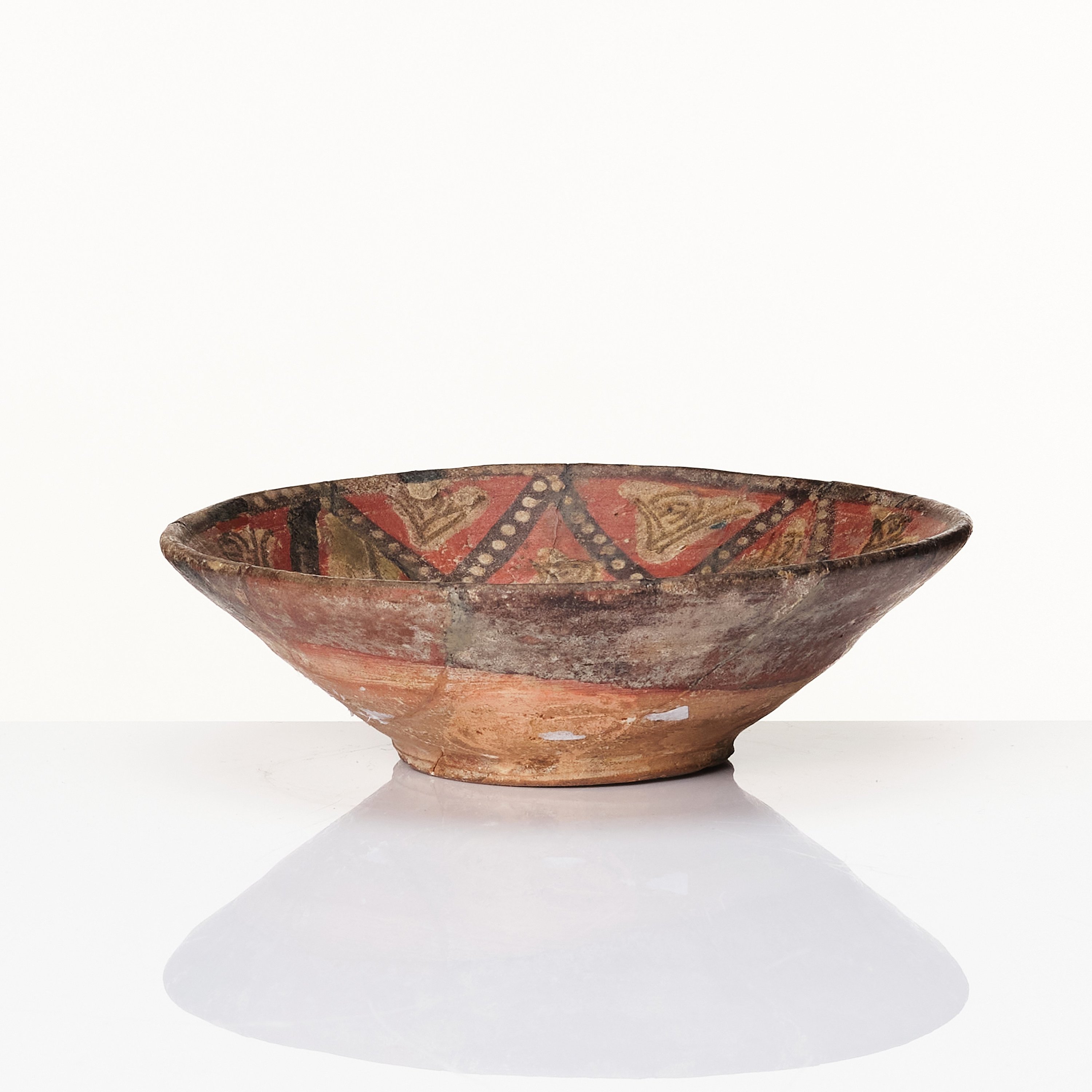 A 11 - 13 th century Samarkand - Uzbekistan, pottery bowl. - Bukowskis