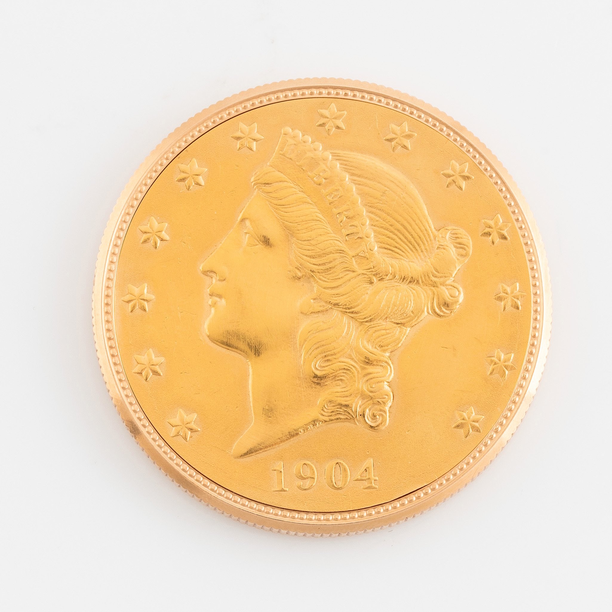 Piaget & Co, "Coin Watch", "Twenty Dollars 1904", ca 1950. - Bukowskis