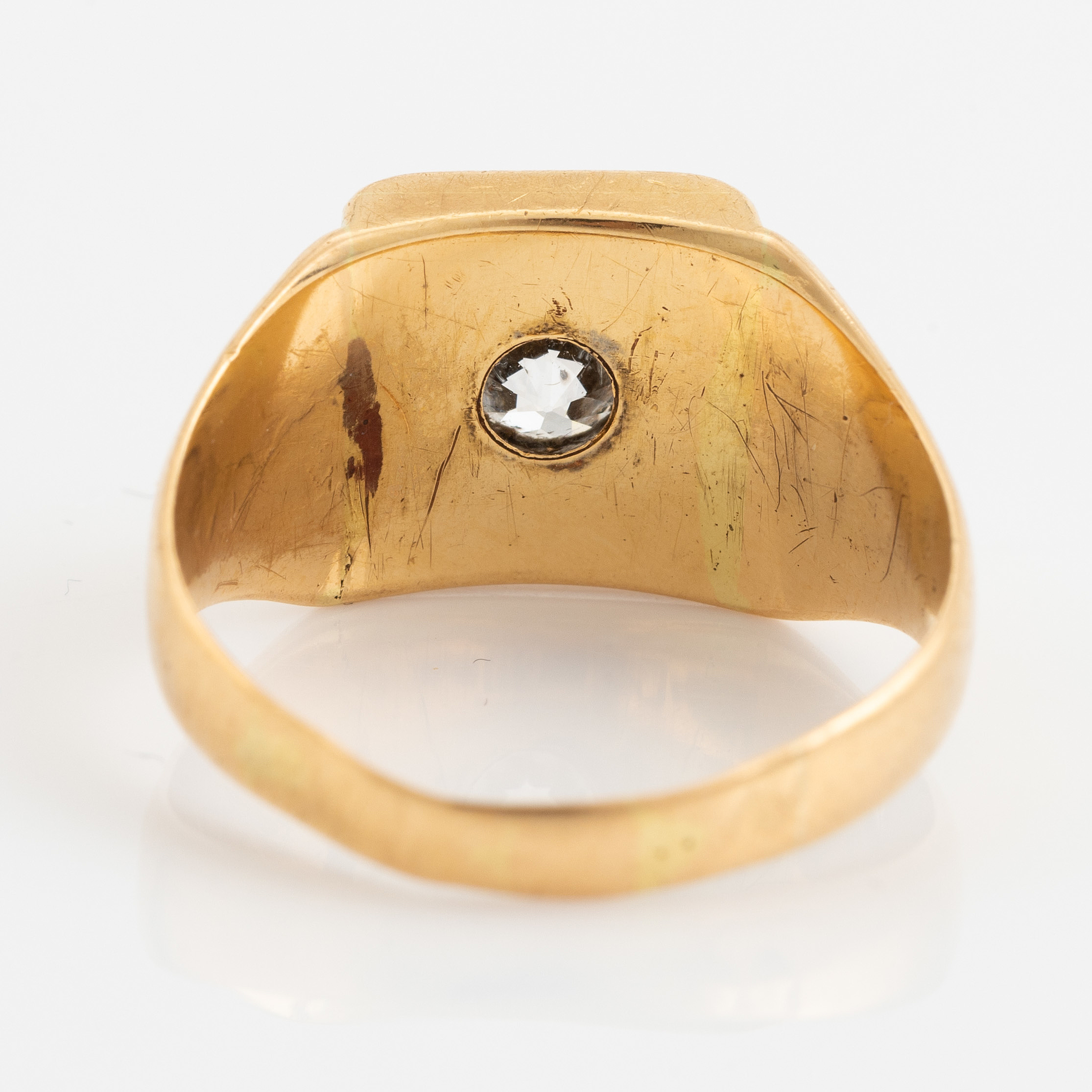 Old cut diamond ring, UK marks. - Bukowskis