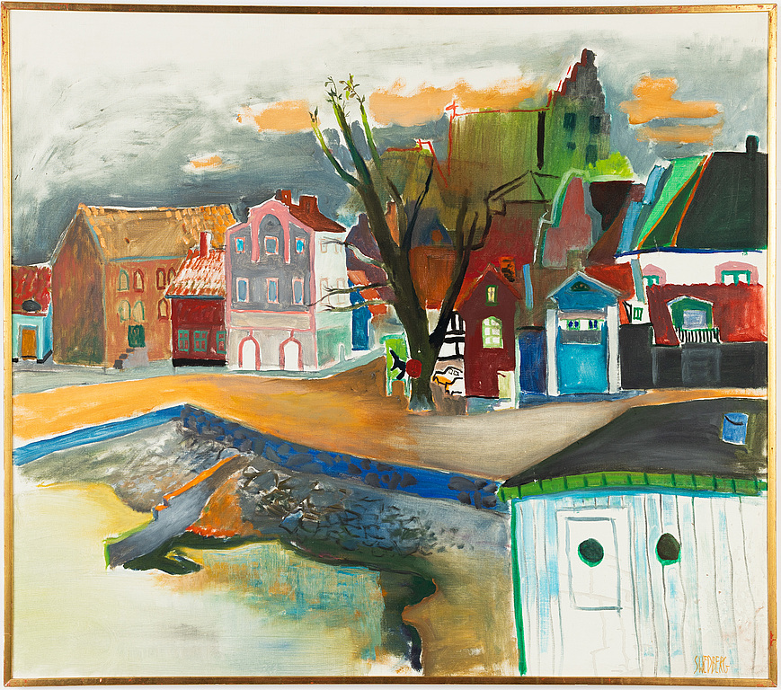 Rolf Swedberg, oil on canvas signed. - Bukowskis