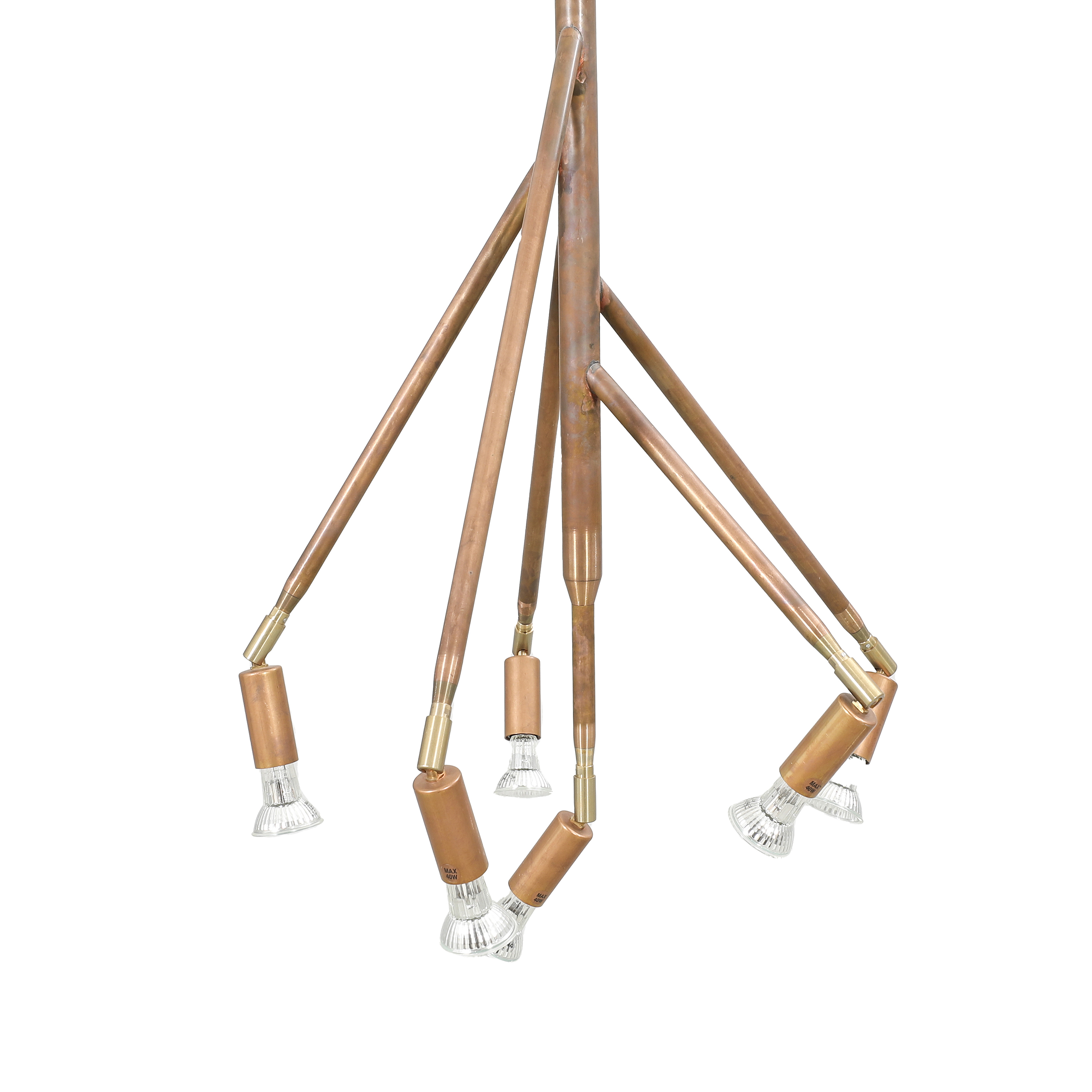 A Jonas Bohlin "Kvist" copper ceiling pendant Örsjö belysning 21st ...