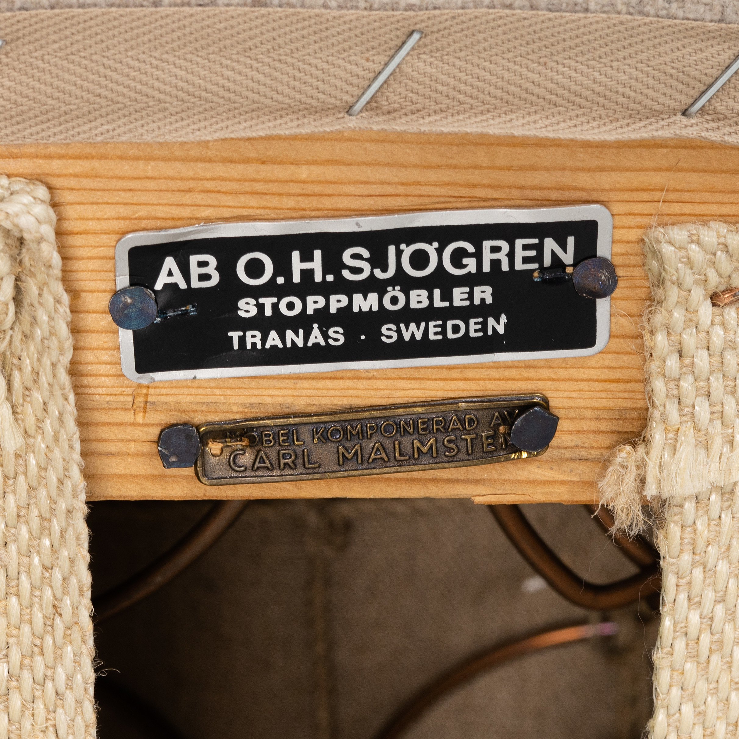 A 'Samas' easy chair by Carl Malmsten for OH Sjögren. - Bukowskis