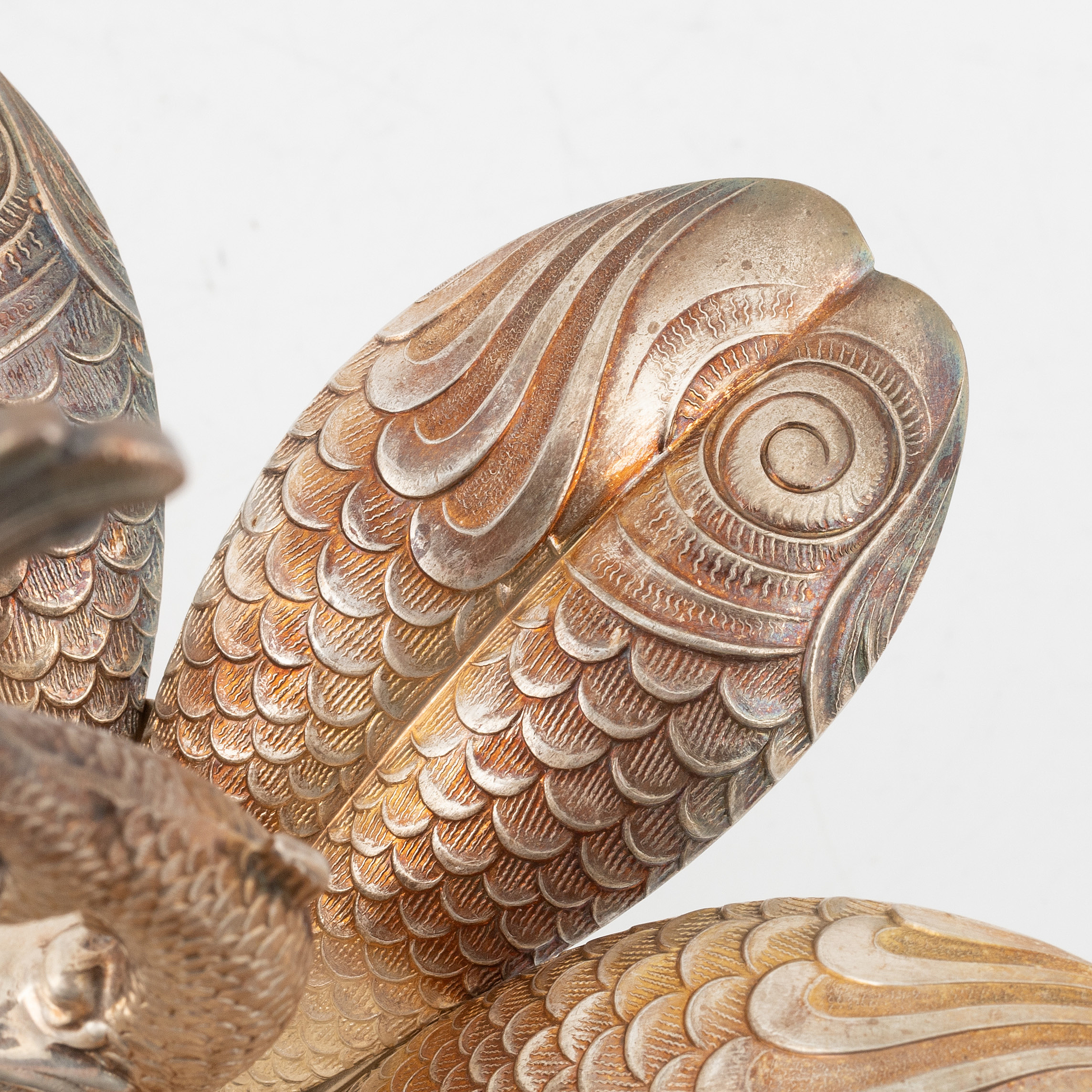 A silver plate caviar stand, Fleuron Christofle, France. - Bukowskis