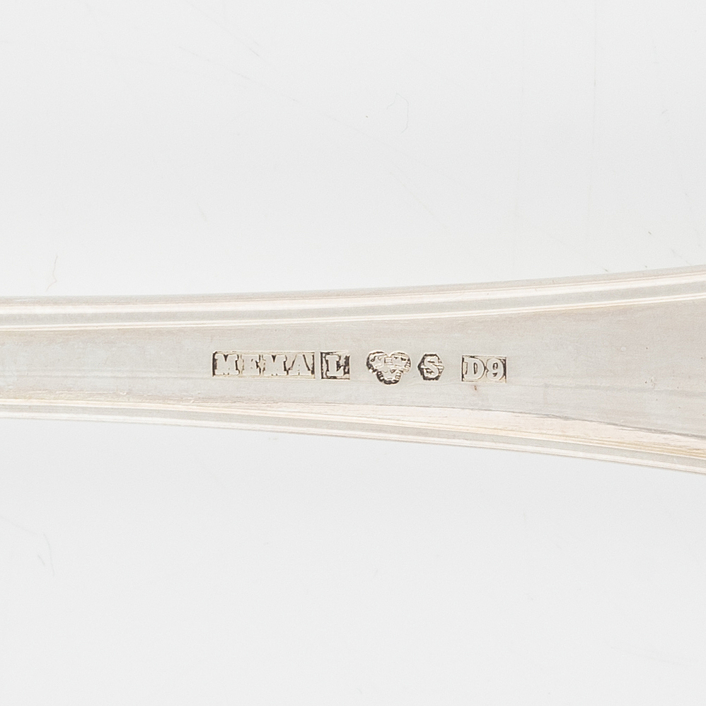 A Swedish Silver Cutlery, model 'Symfoni', mark of Mema, Lidköping 1950 ...