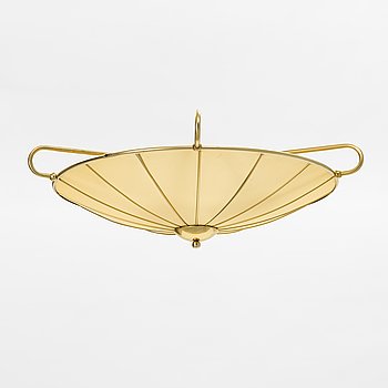 A brass ceiling light, Erco Leuchten, Germany, second half of the 20th ...