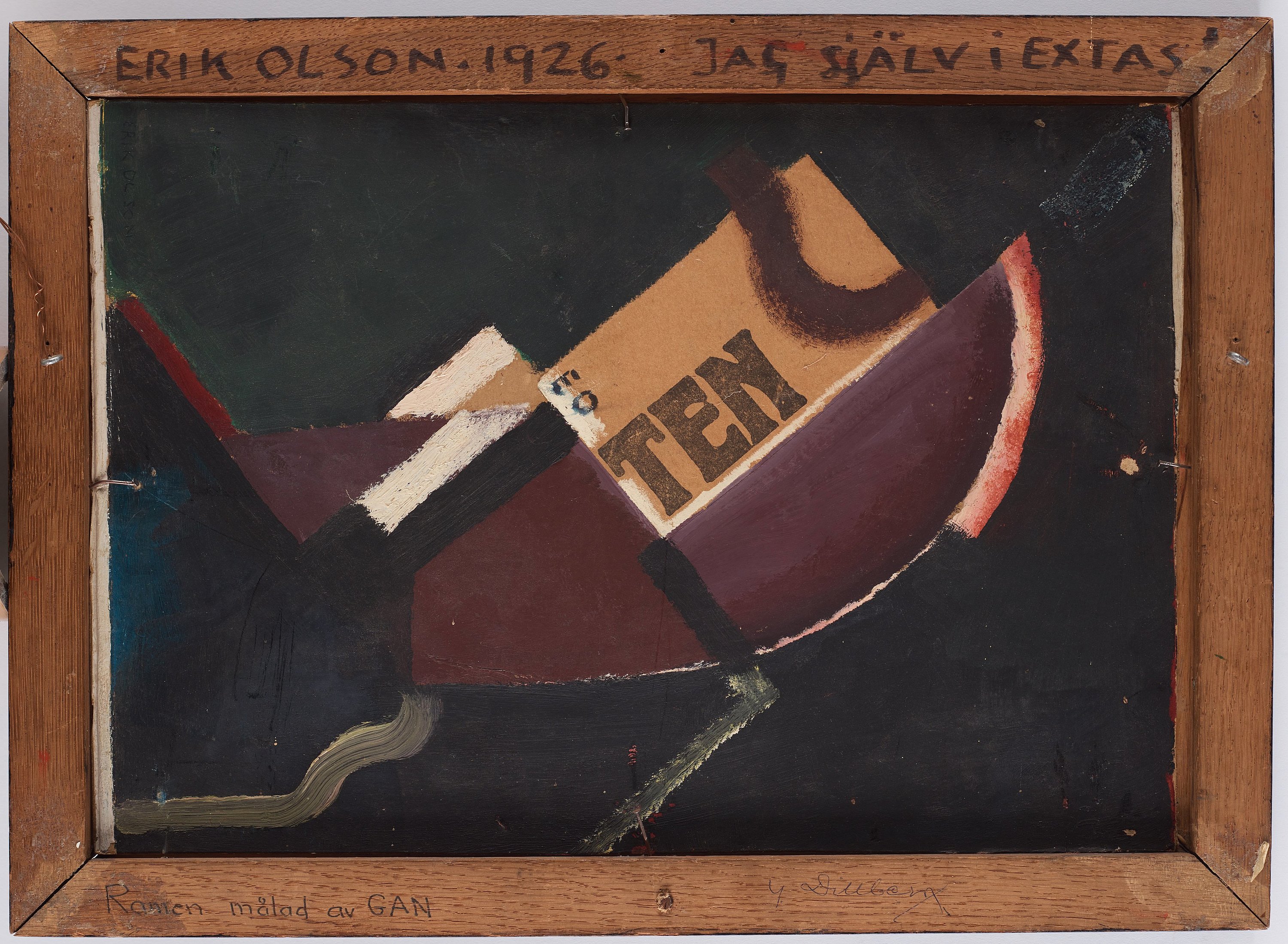 Erik Olson, "Jag själv i extas". - Bukowskis