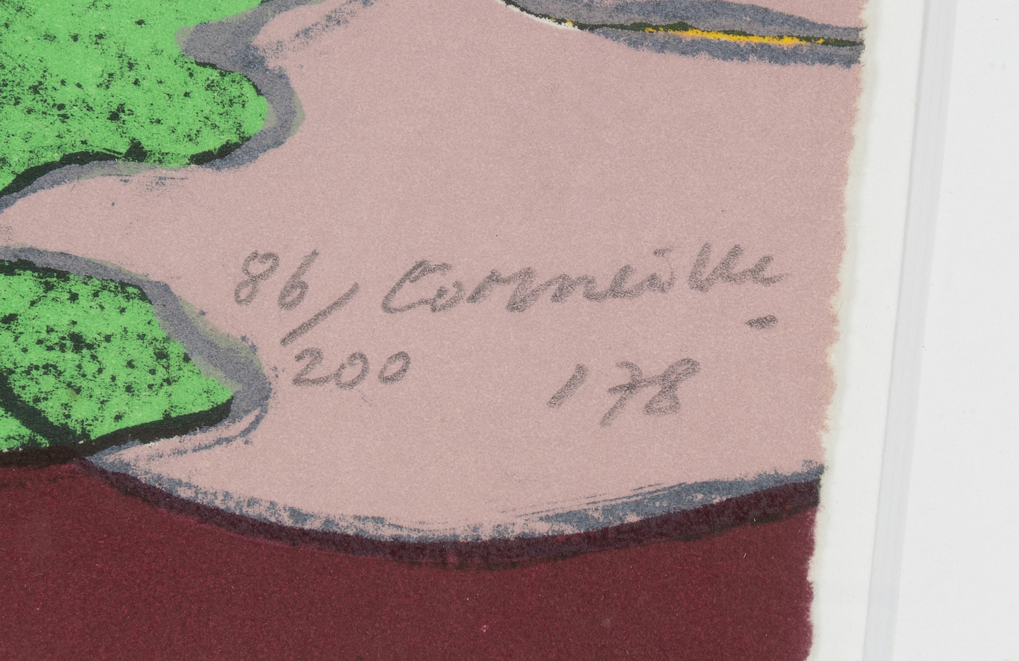 Beverloo Corneille, silkscreen in colours, 1978, signed 86/200. - Bukowskis