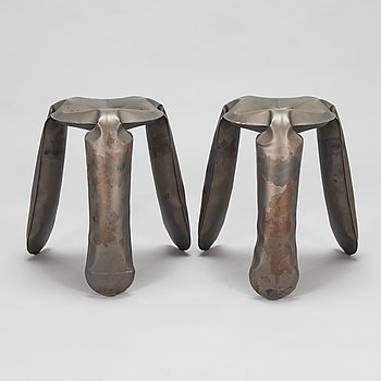 Oskar Zieta, a pair on 21st Century 'Plopp' stools for HAY Denmark ...