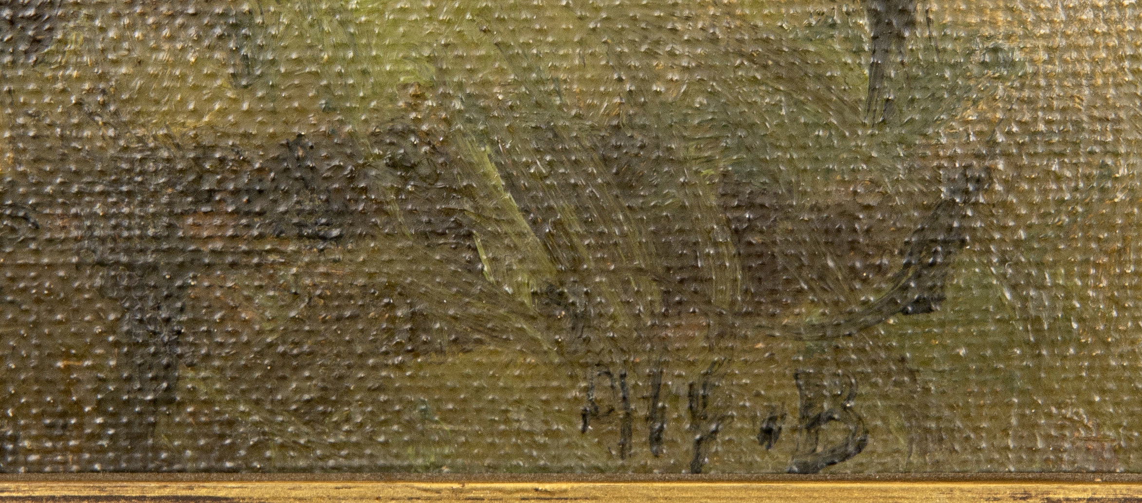 Alfred Broge, Olja på duk signerad. - Bukowskis