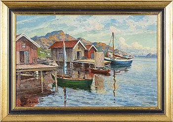 Johan Ericson, olja på duk, signerad och daterad -24. - Bukowskis