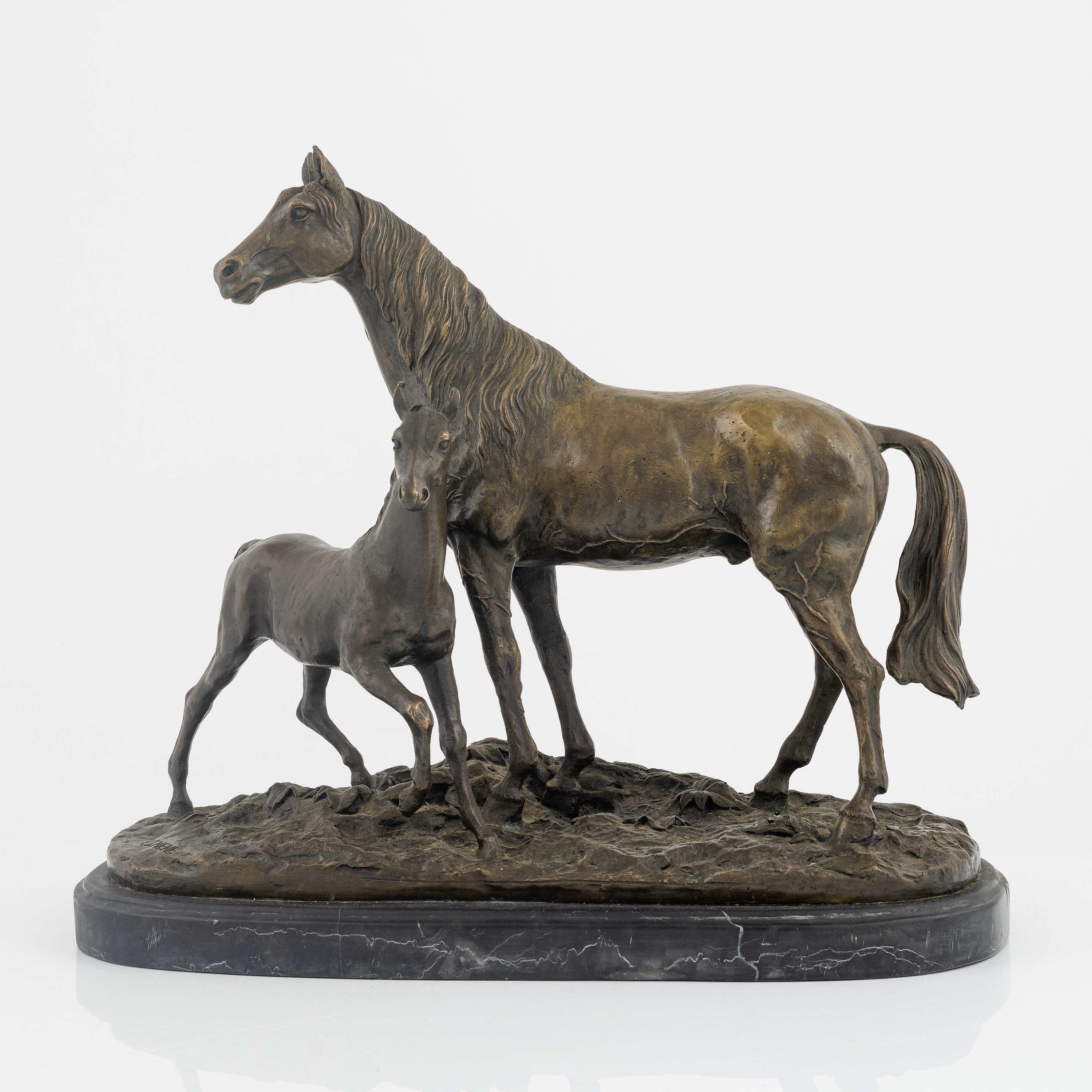 Pierre -Jules Mêne, efter, skulptur, brons. - Bukowskis