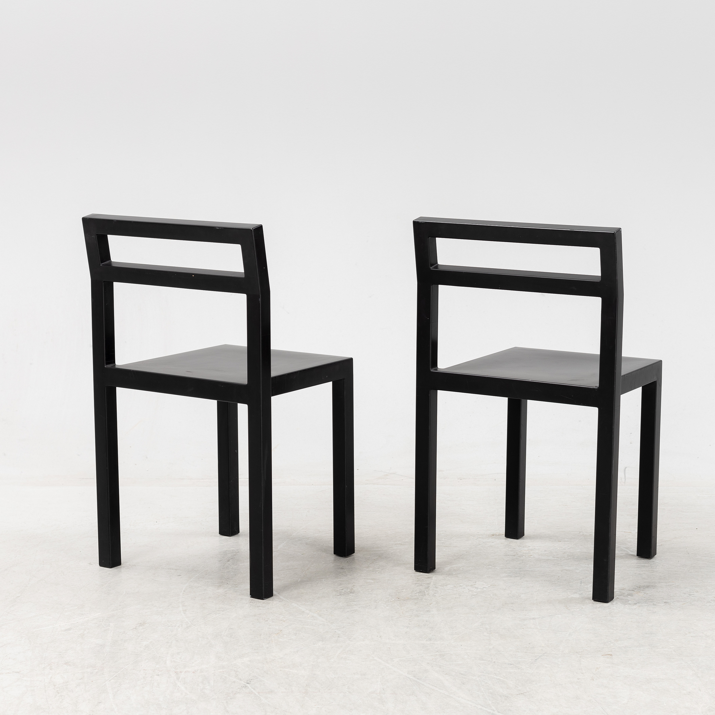 Boris Berlin/Poul Christiansen, a 'Non' table with two chairs by ...