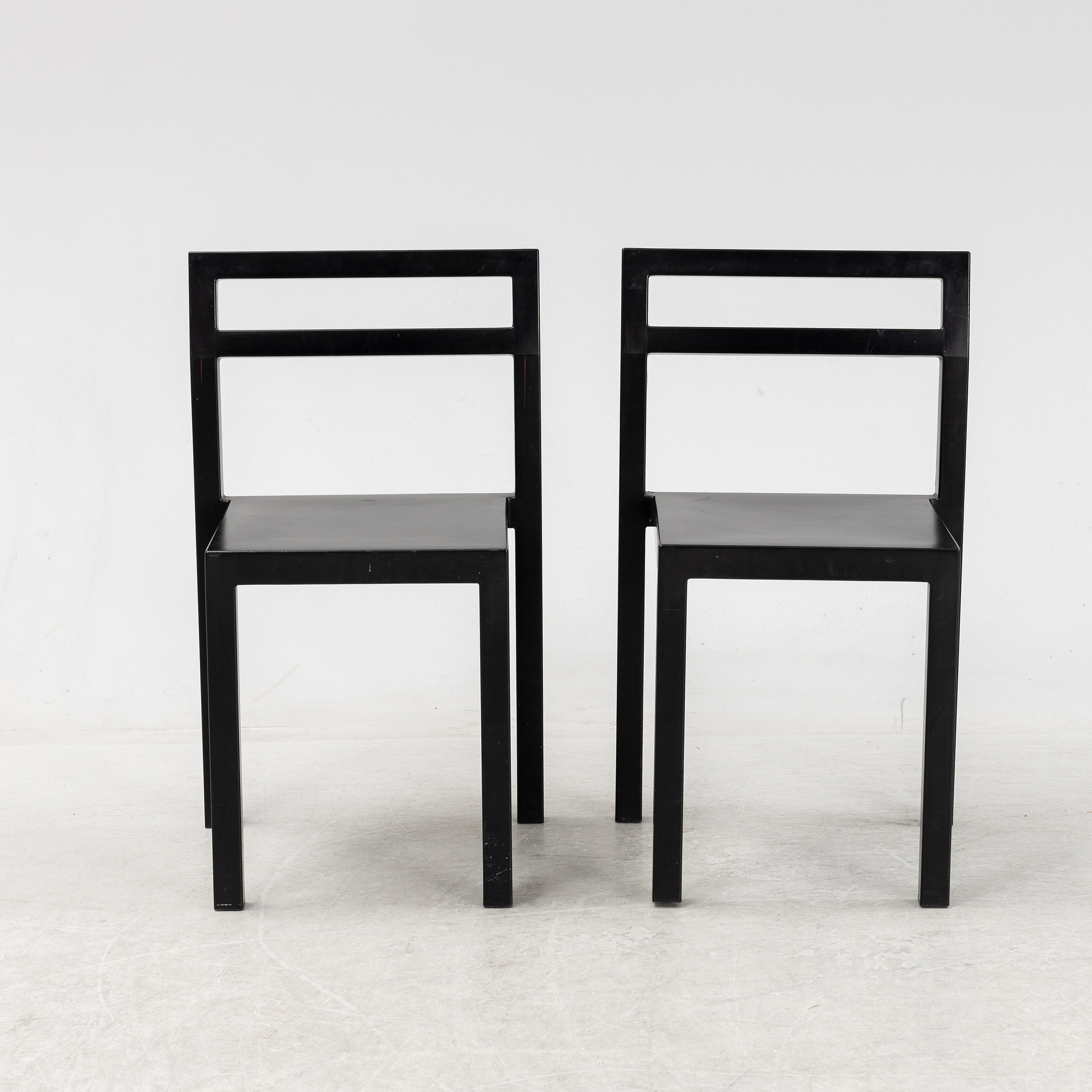 Boris Berlin/Poul Christiansen, a 'Non' table with two chairs by ...