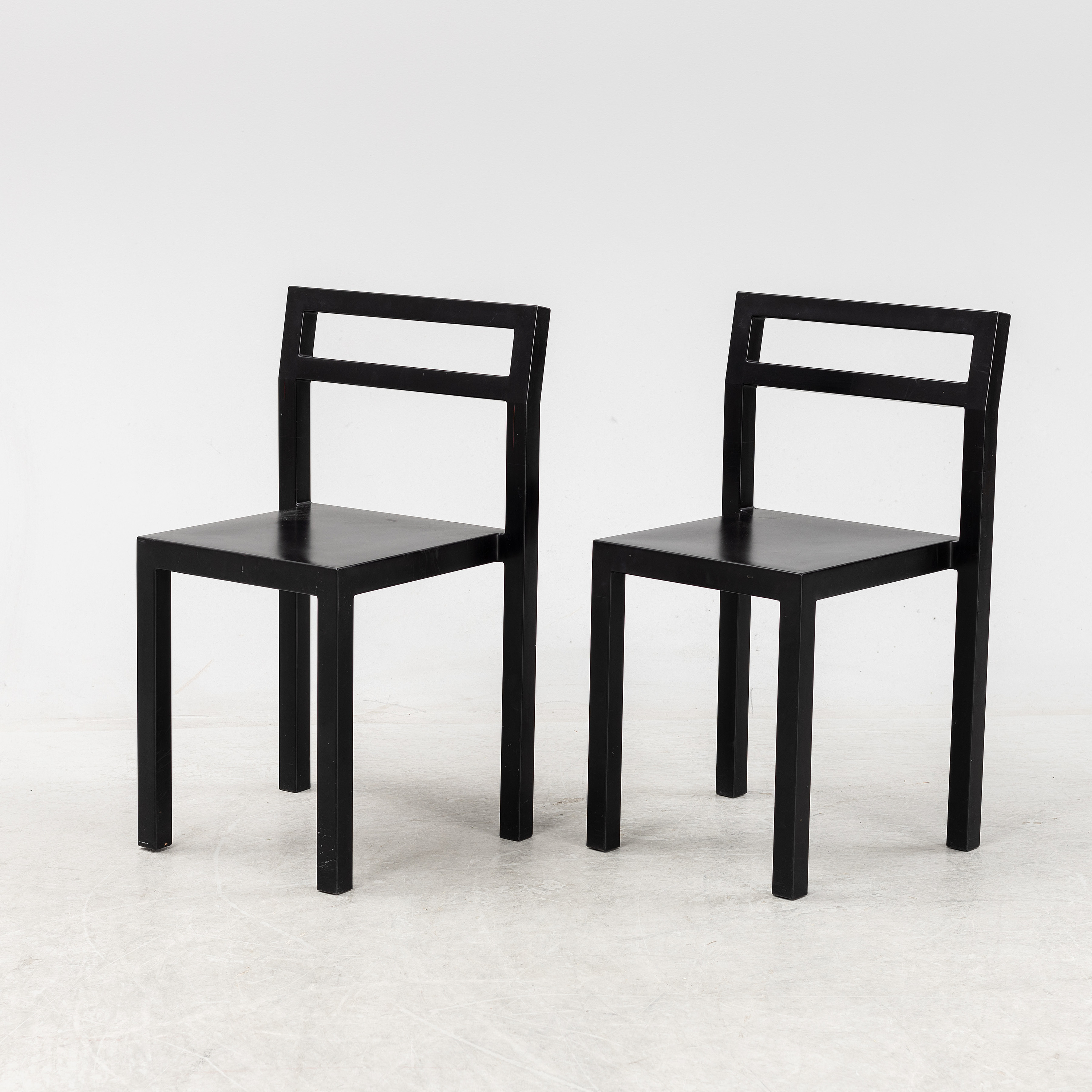 Boris Berlin/Poul Christiansen, a 'Non' table with two chairs by ...