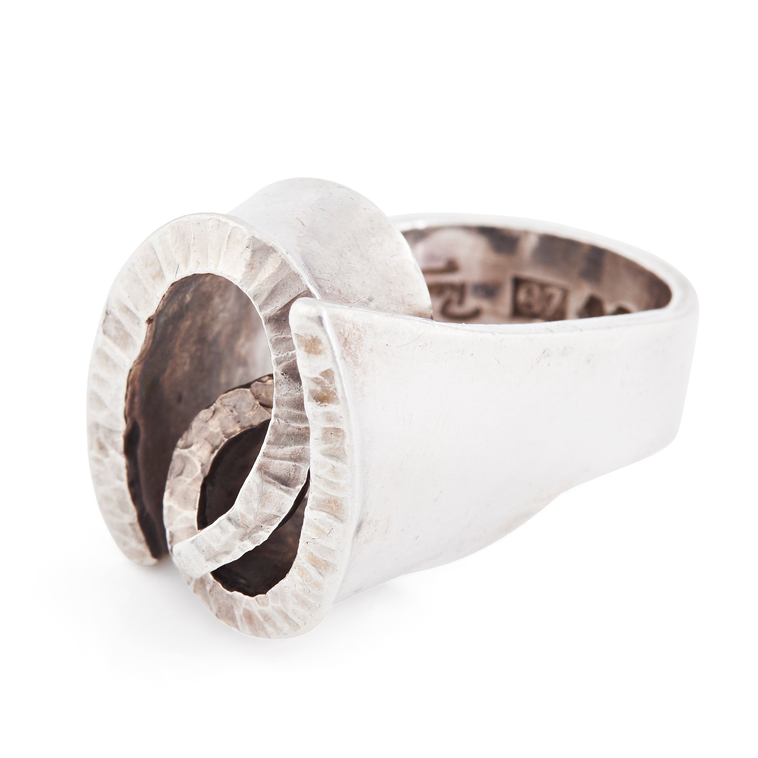 Rey Urban, ring sterlingsilver, Stockholm 1975. - Bukowskis