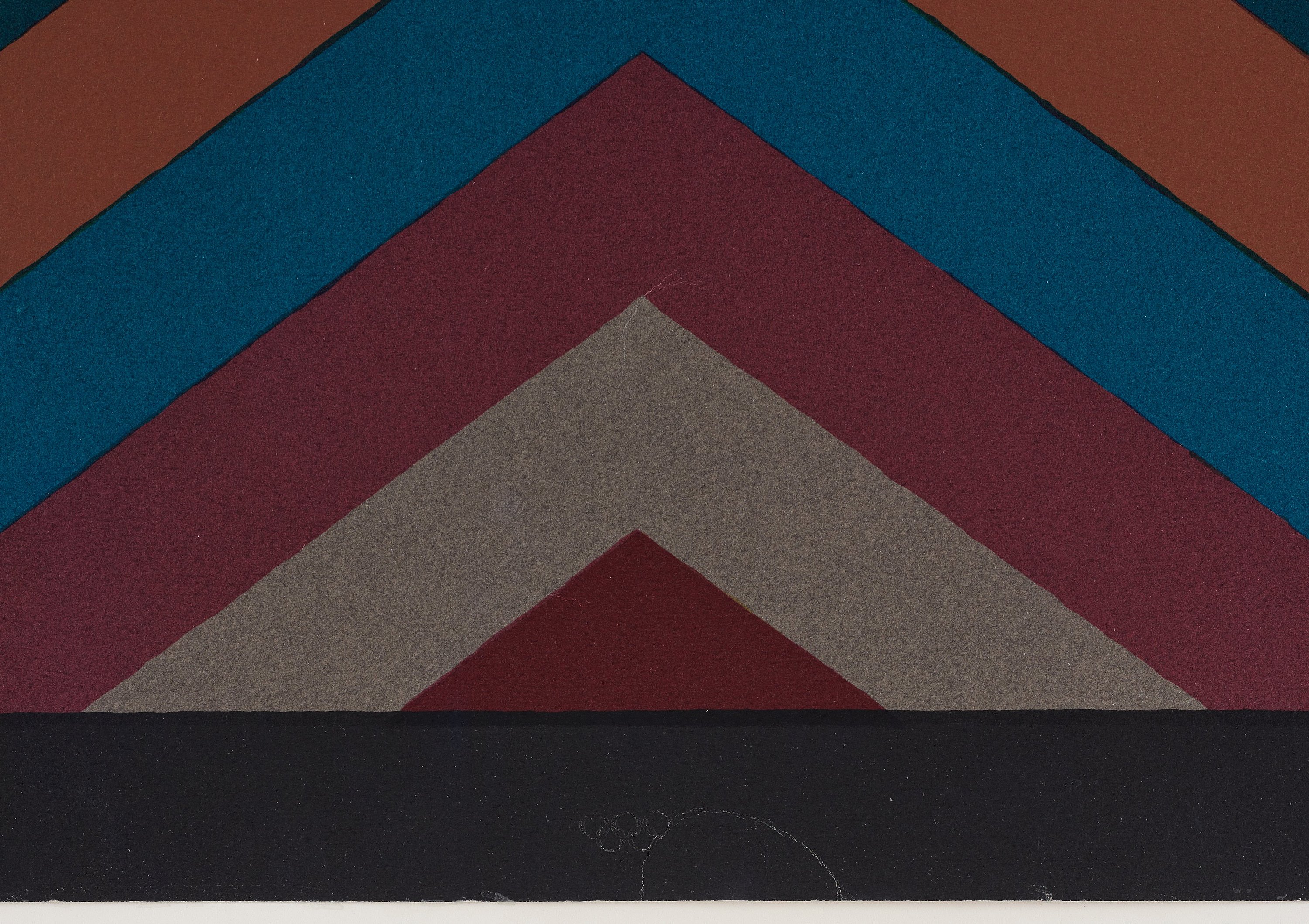 Sol LeWitt, "Five Pointed Star with Color Bands". - Bukowskis