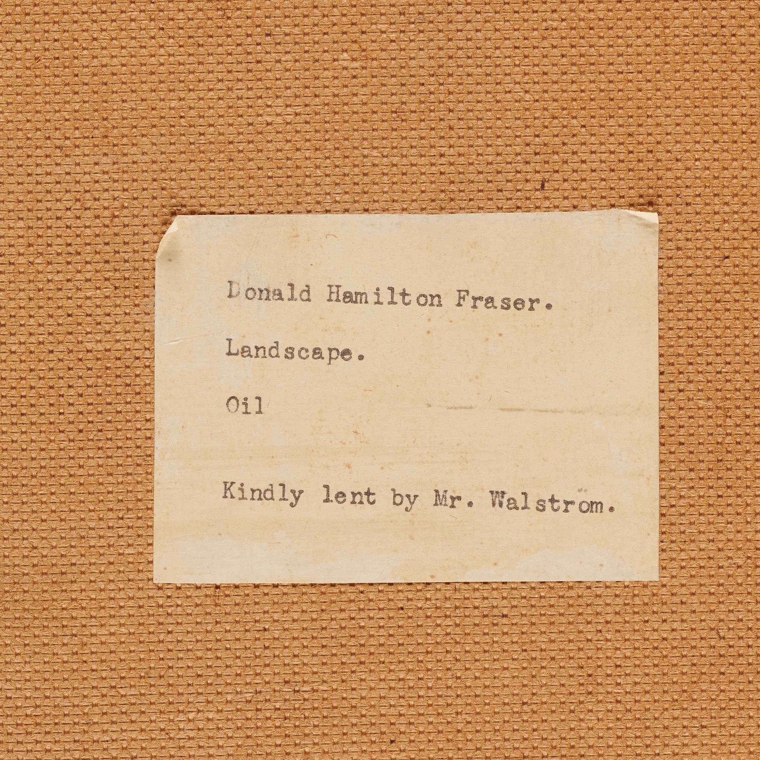 Donald Hamilton Fraser, Rött landskap. - Bukowskis