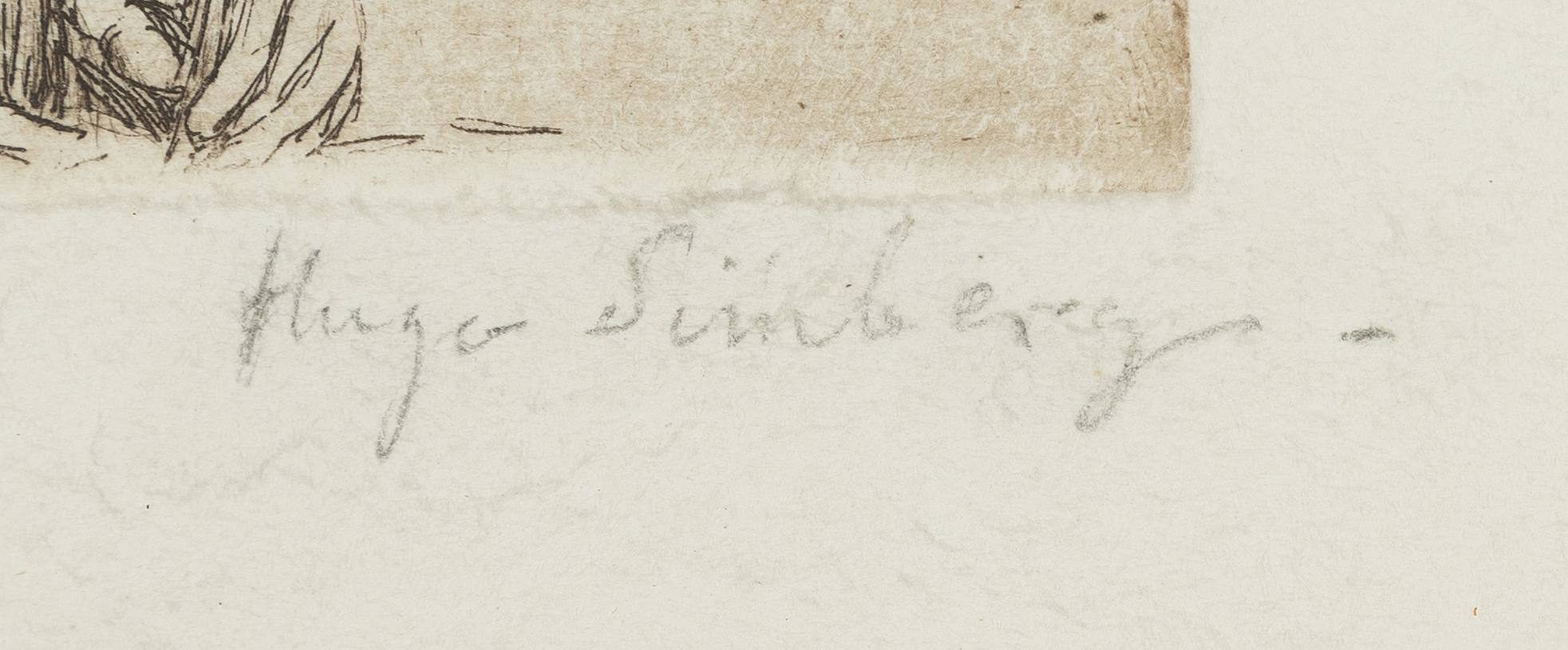 Hugo Simberg, etching & drypoint, signed. - Bukowskis