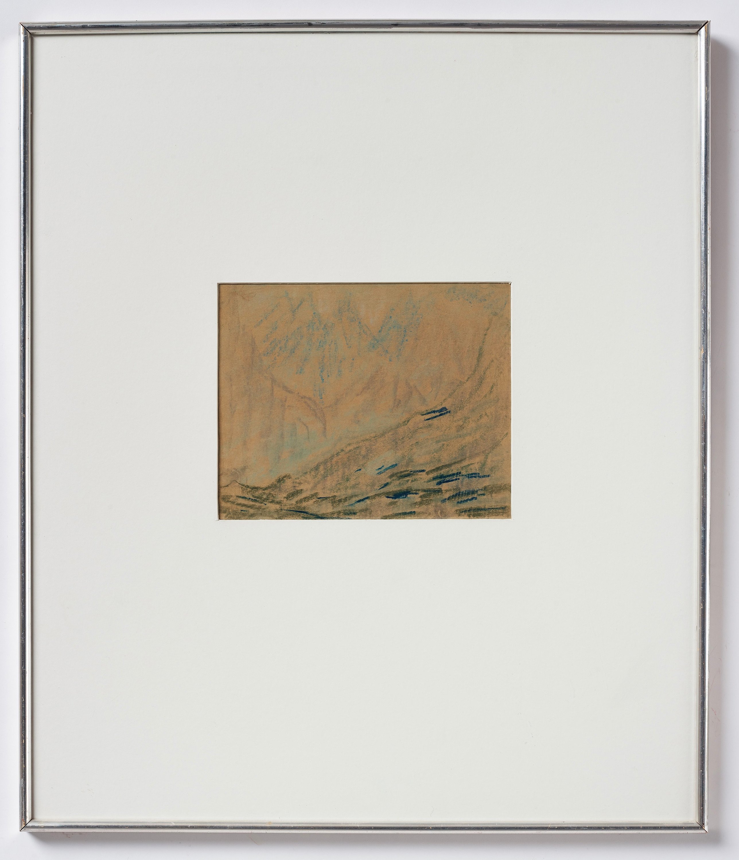 Carl Fredrik Hill, Mountain landscape. - Bukowskis