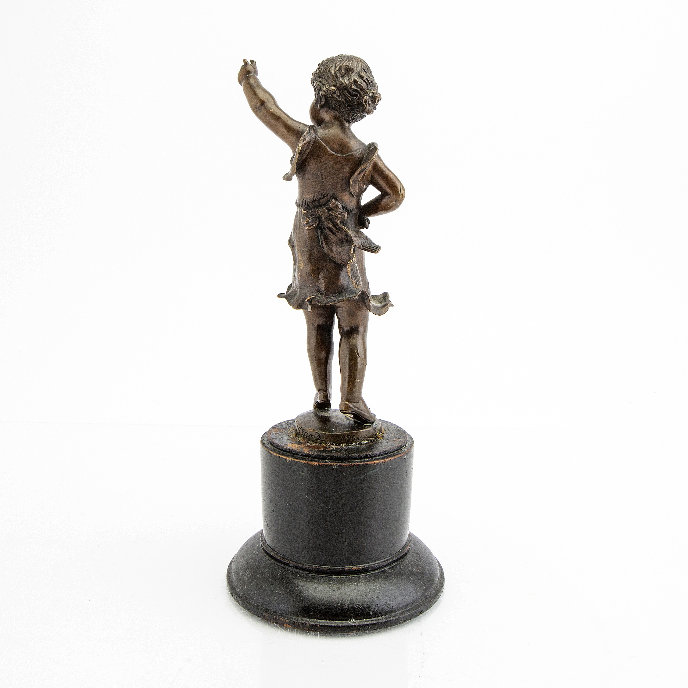 Franz Iffland, a sogned and dated 1890 bronze sculpture. - Bukowskis