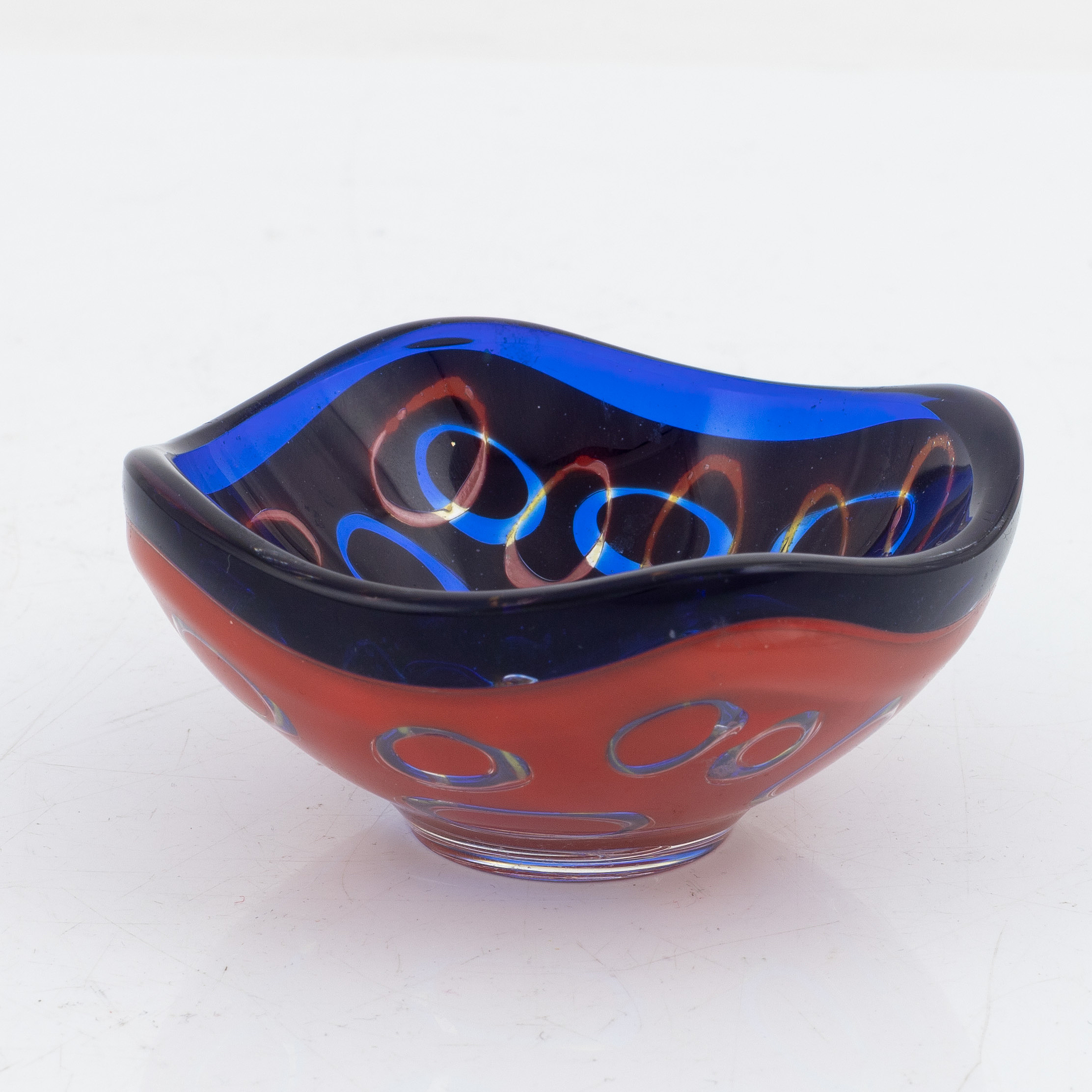 Sven Palmqvist, a 'Ravenna' glass bowl, Orrefors. - Bukowskis