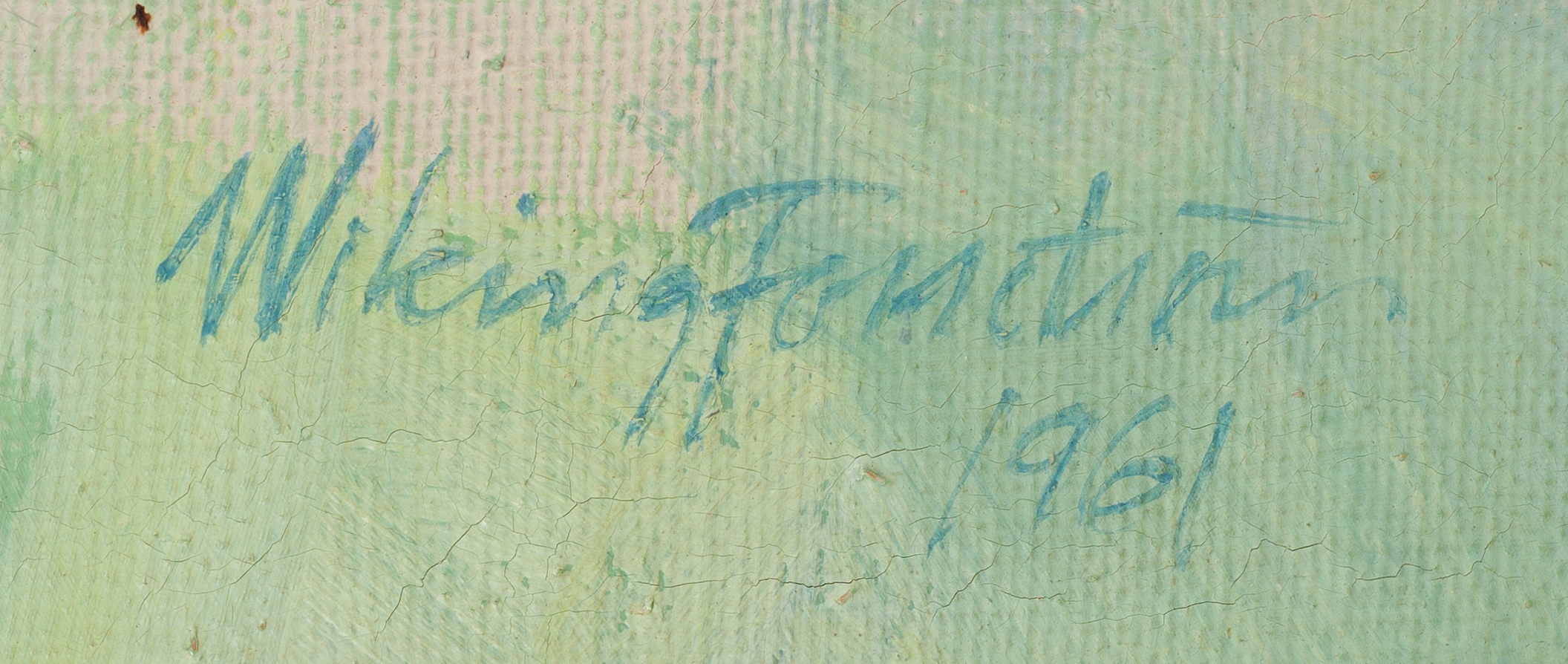 Wiking Forsström, oil on canvas, signed and dated-61. - Bukowskis