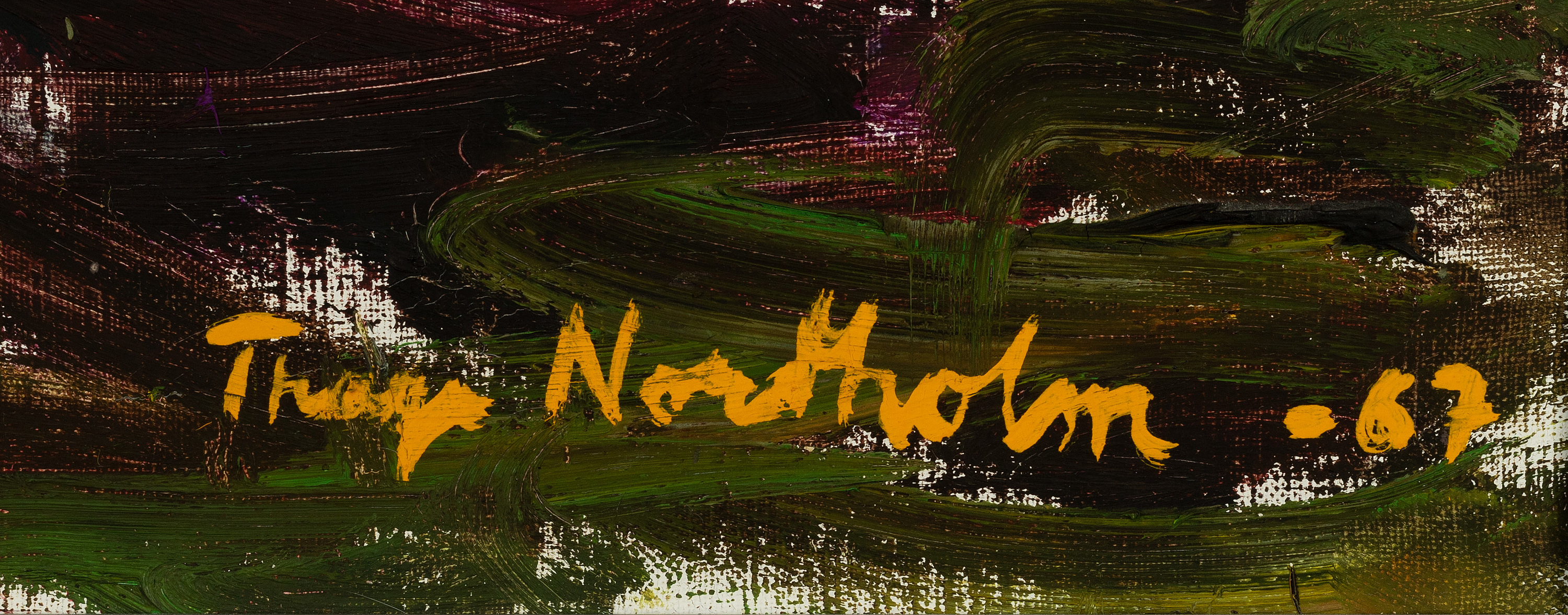 Thage Nordholm, olja på duk, signerad och daterad -67. - Bukowskis