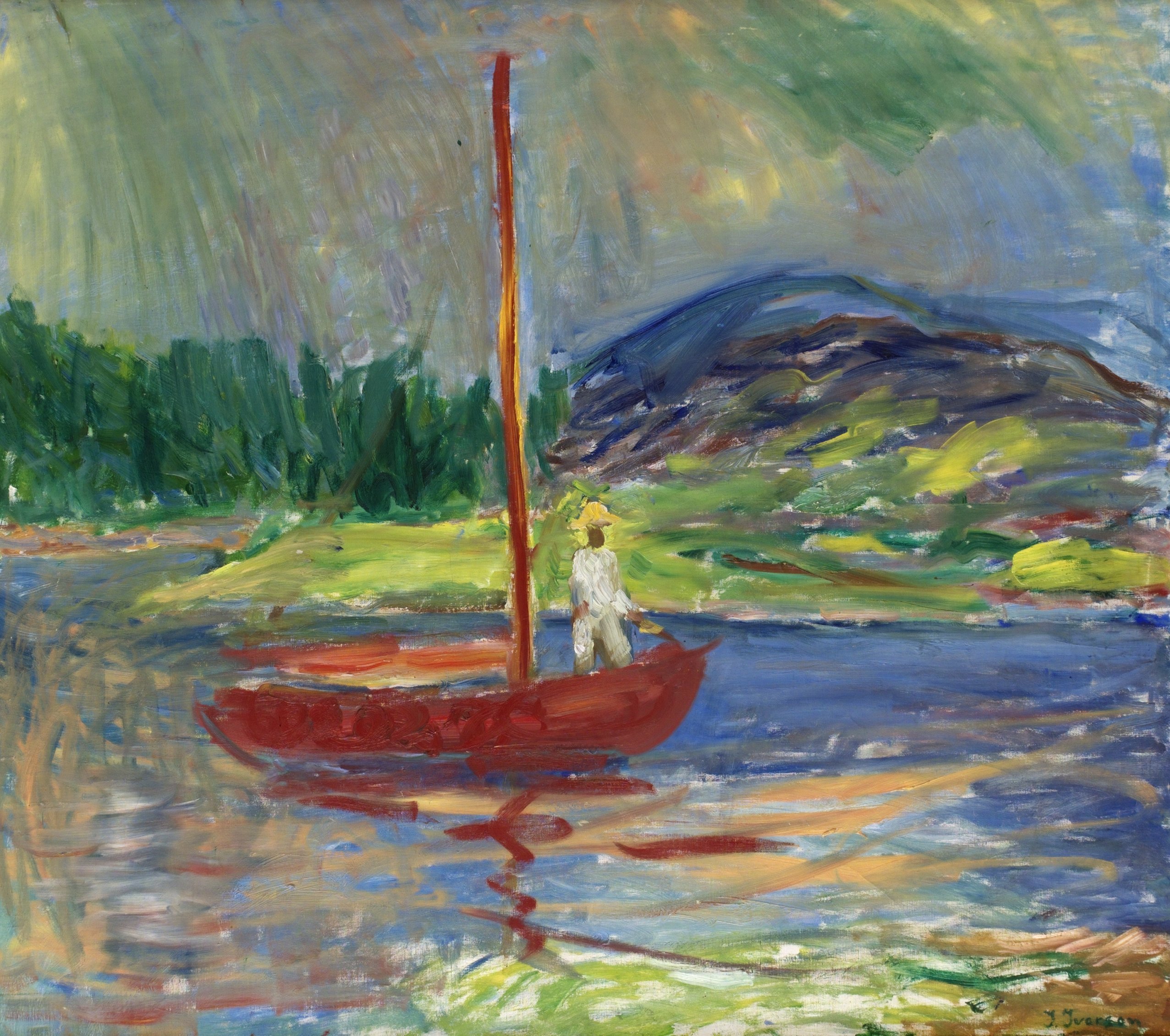 Ivan Ivarson, Röd julle Stenungön. - Bukowskis