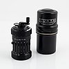 A Curta Type I mechanical calculator. - Bukowskis